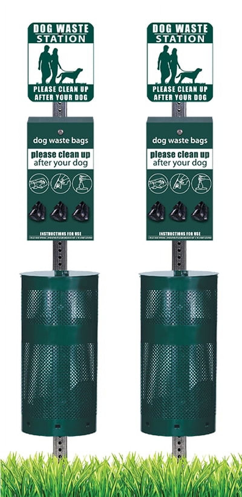 Sentry Dog Waste Station - Professional Grade Aluminum Pet Waste ...