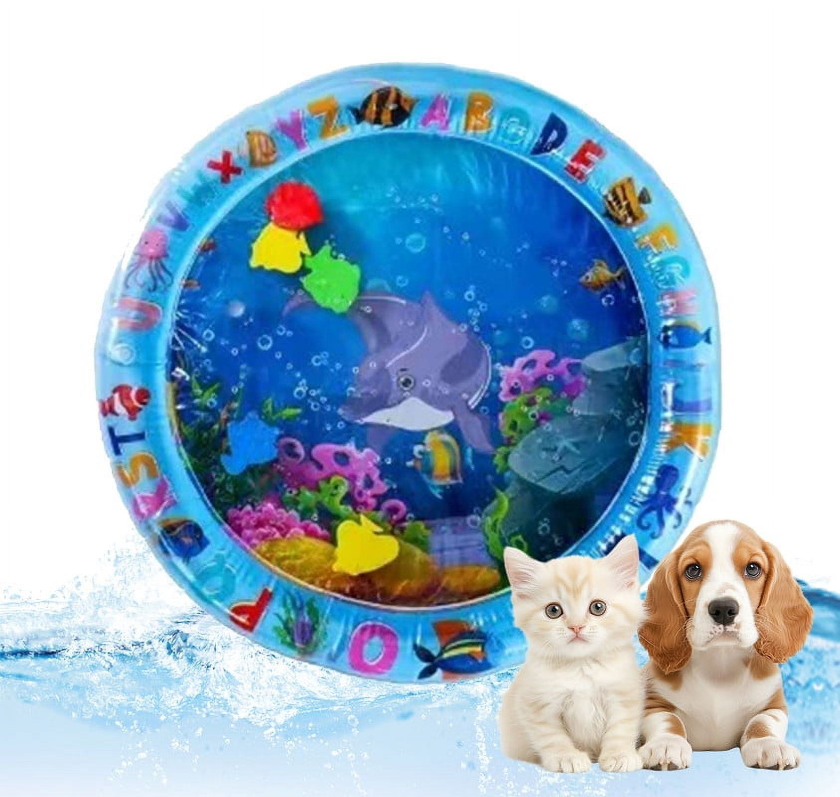 Pet Water Bed,Cat Water Mat 2025 Upgraded Thickened Sensory Water ...