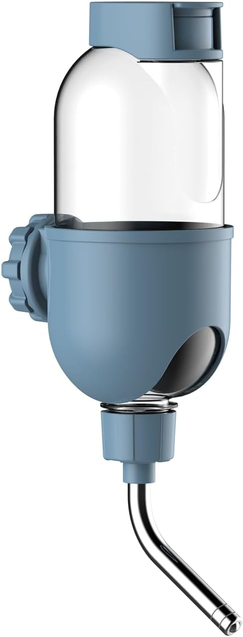 Pet Water Bottle for Cage Crate 17oz Non-Drip Water Dispenser for Small ...