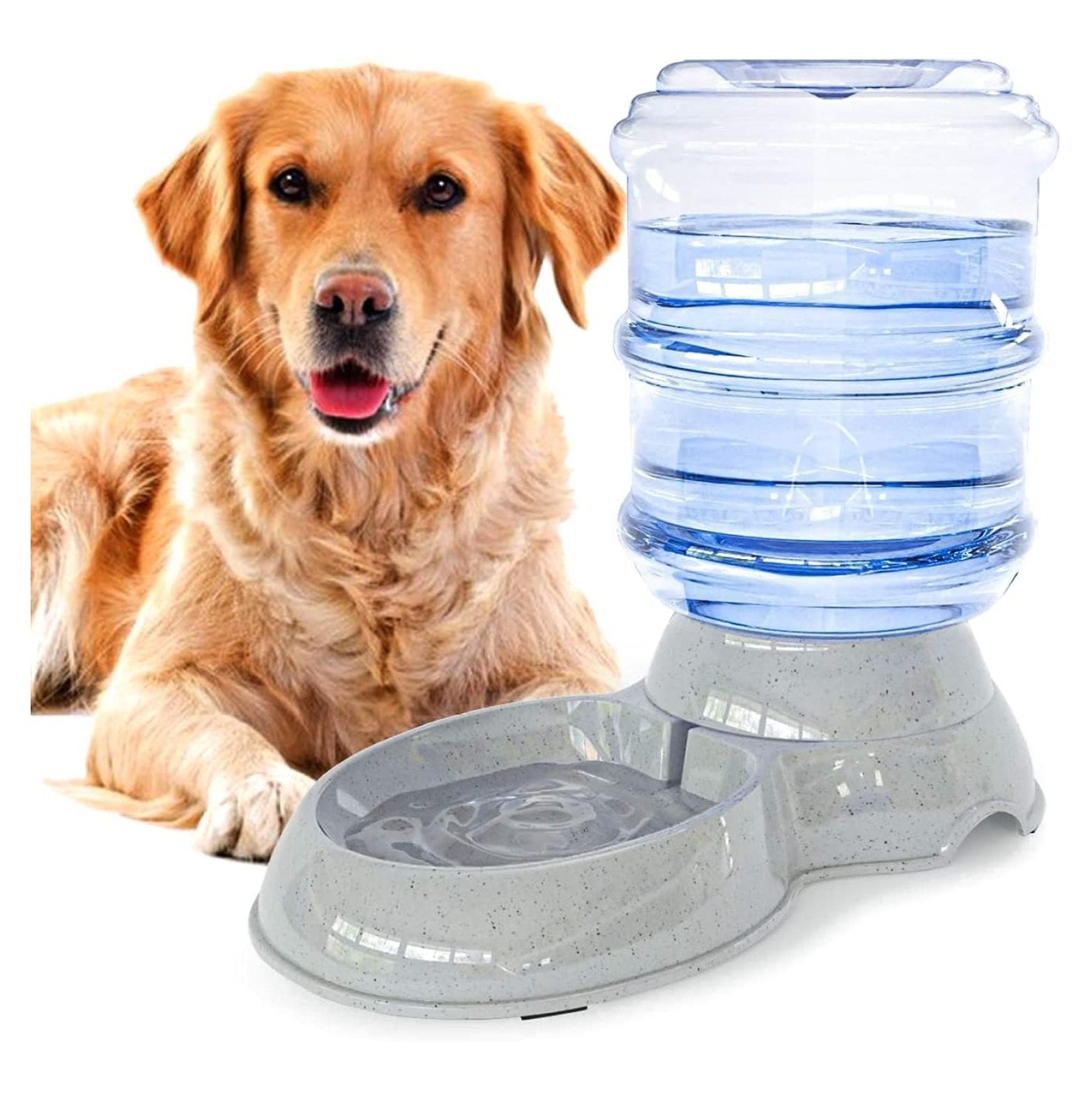 Pet Water Dispenser Station, 3 Gallon/11L Replenish Pet Waterer for Big ...