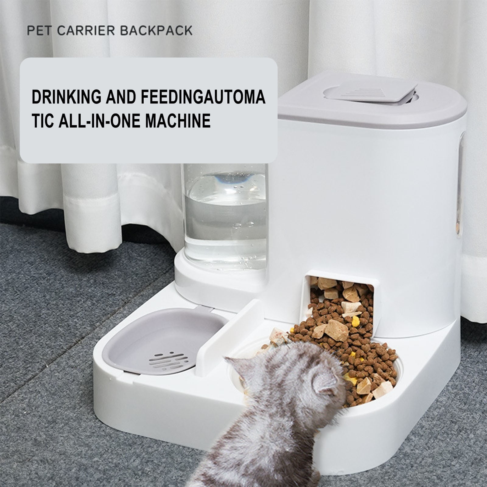 Pet Water Dispenser With Large Capacity Dry Wet Separation Automatic ...