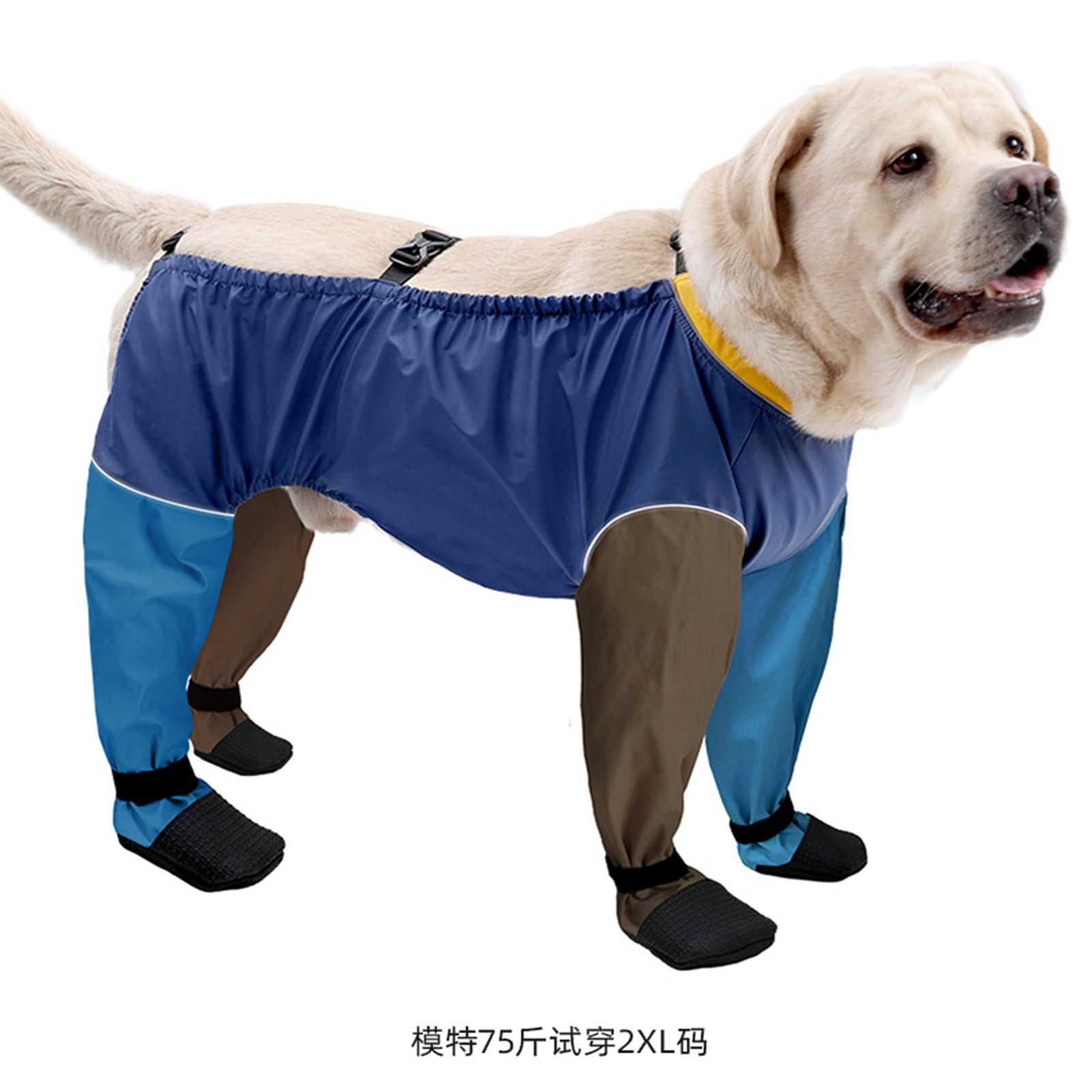 Pet Wear for Dogs Pants with Suspenders Adjustable Indoor Outdoor ...