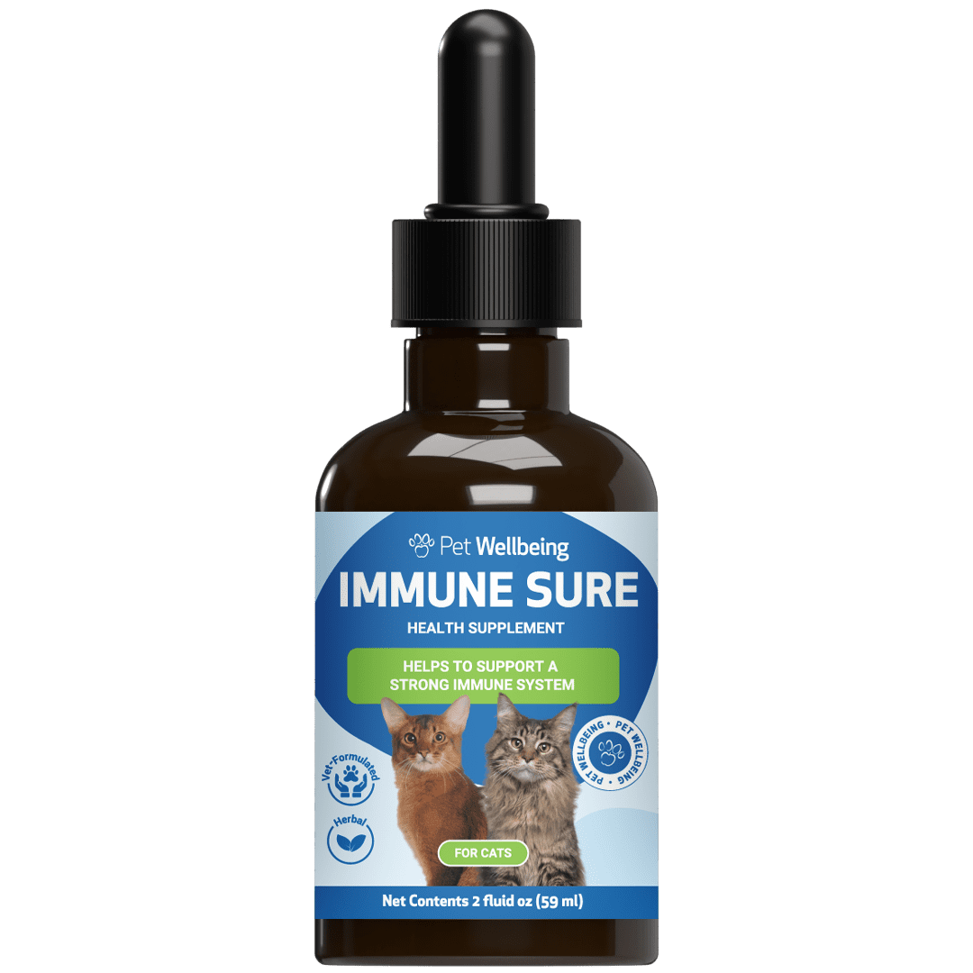Pet Wellbeing Cat Immune System Support & Booster Supplement Drops ...