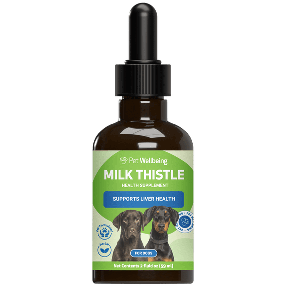 Pet Wellbeing Glycerin-Based Milk Thistle for Dog Liver - Walmart.com