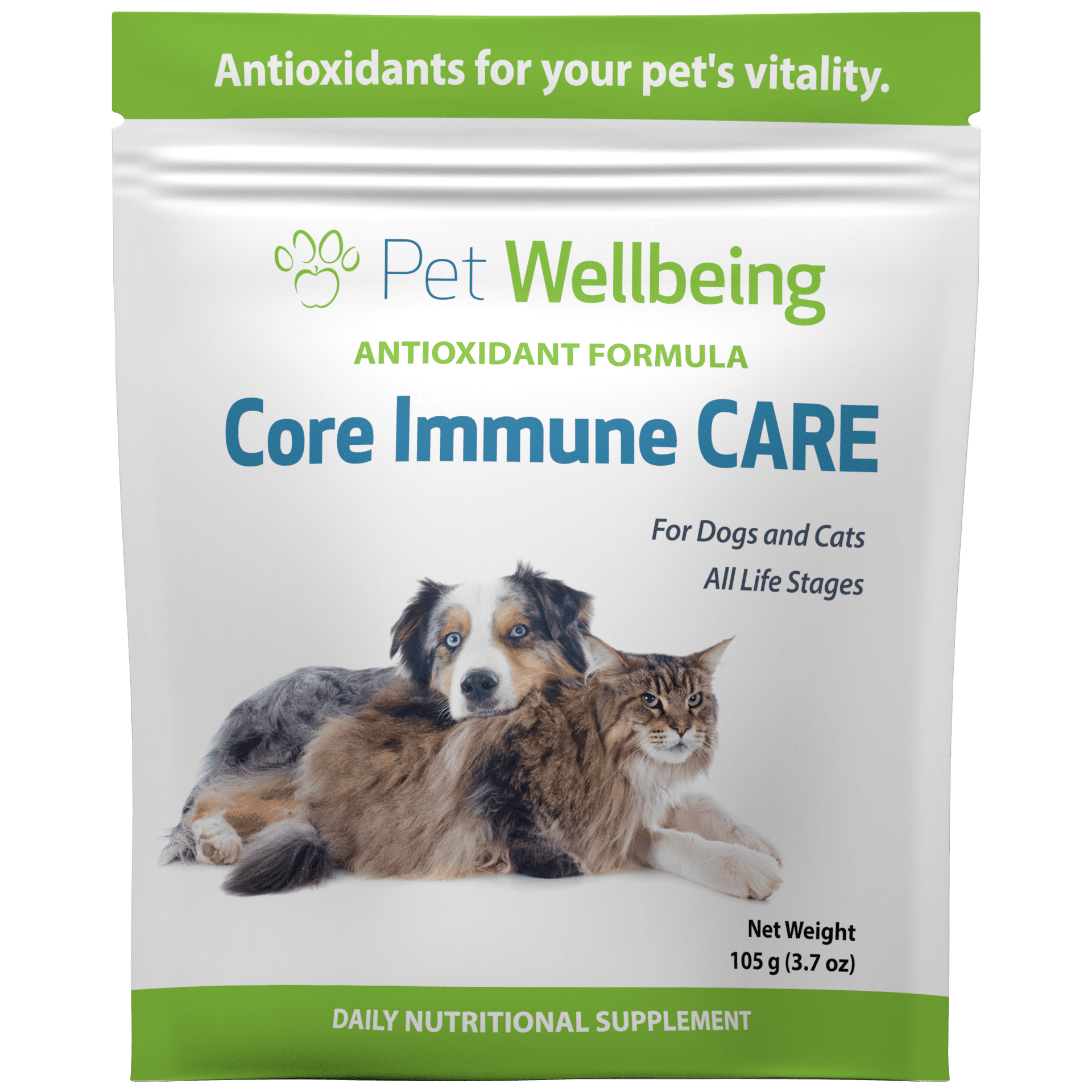 Pet Wellbeing Natural Daily Nutritional Supplement for Cats, Core ...