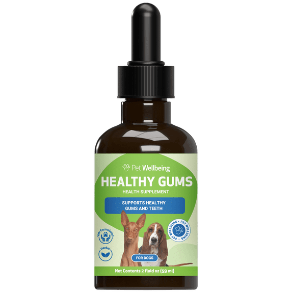 Pet Wellbeing - Liquid Dental Oral Canine Breath Support, Healthy Gums ...