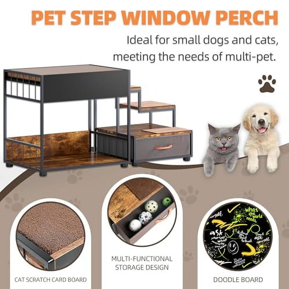 Pet Window Perch, Dog bunk Bed Dog Window Dog Perch to Look Out Window ...