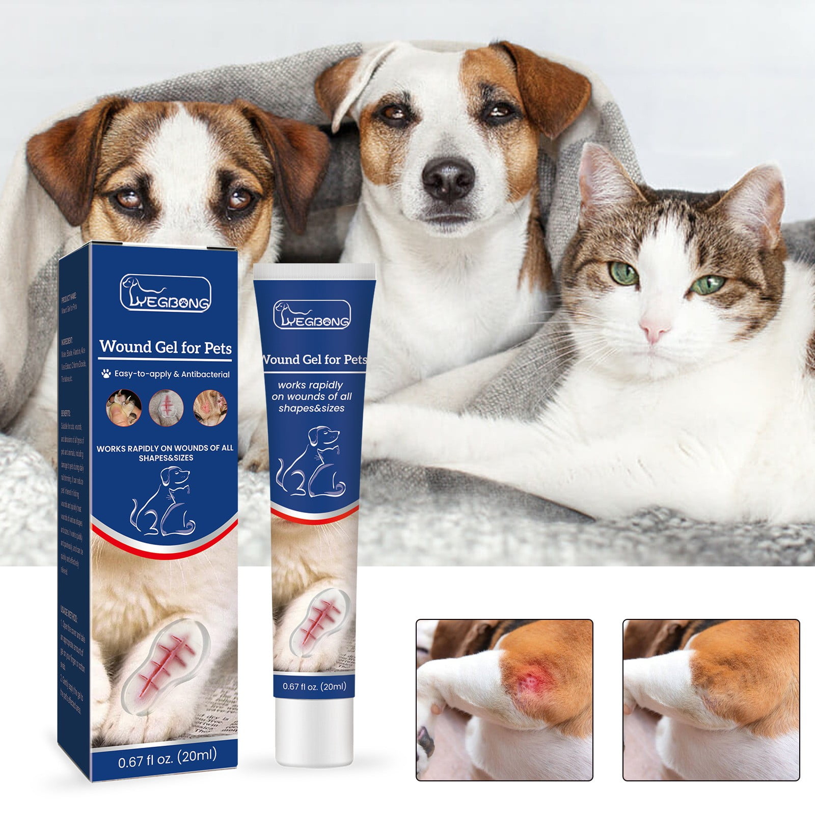 Pet Wound Care Gel Liquid Band Aid Instantly Forms Protective Film In ...
