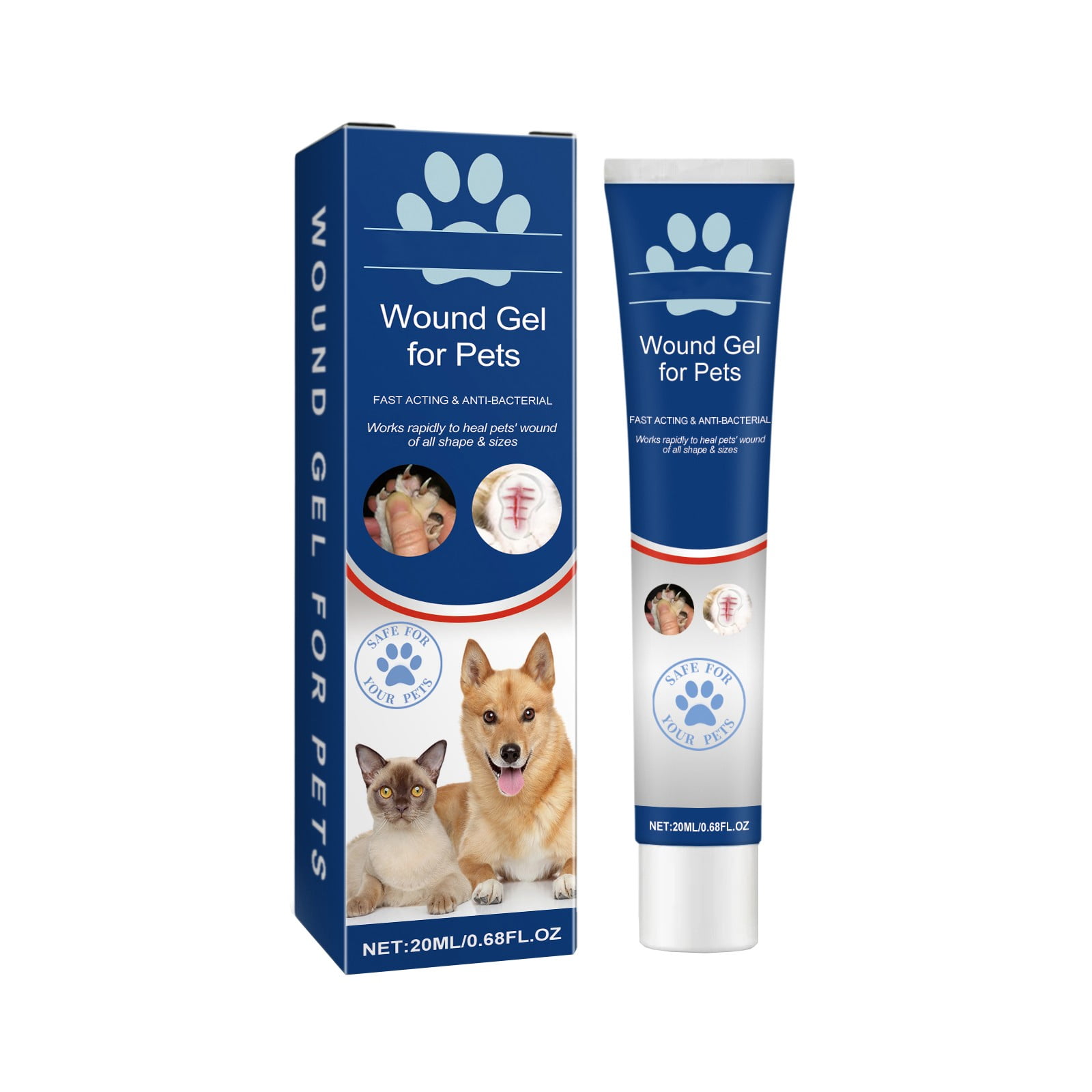 Pet Wound Soothing Gel, Pet Cut & Itch Care, Healing Aid and Wound ...