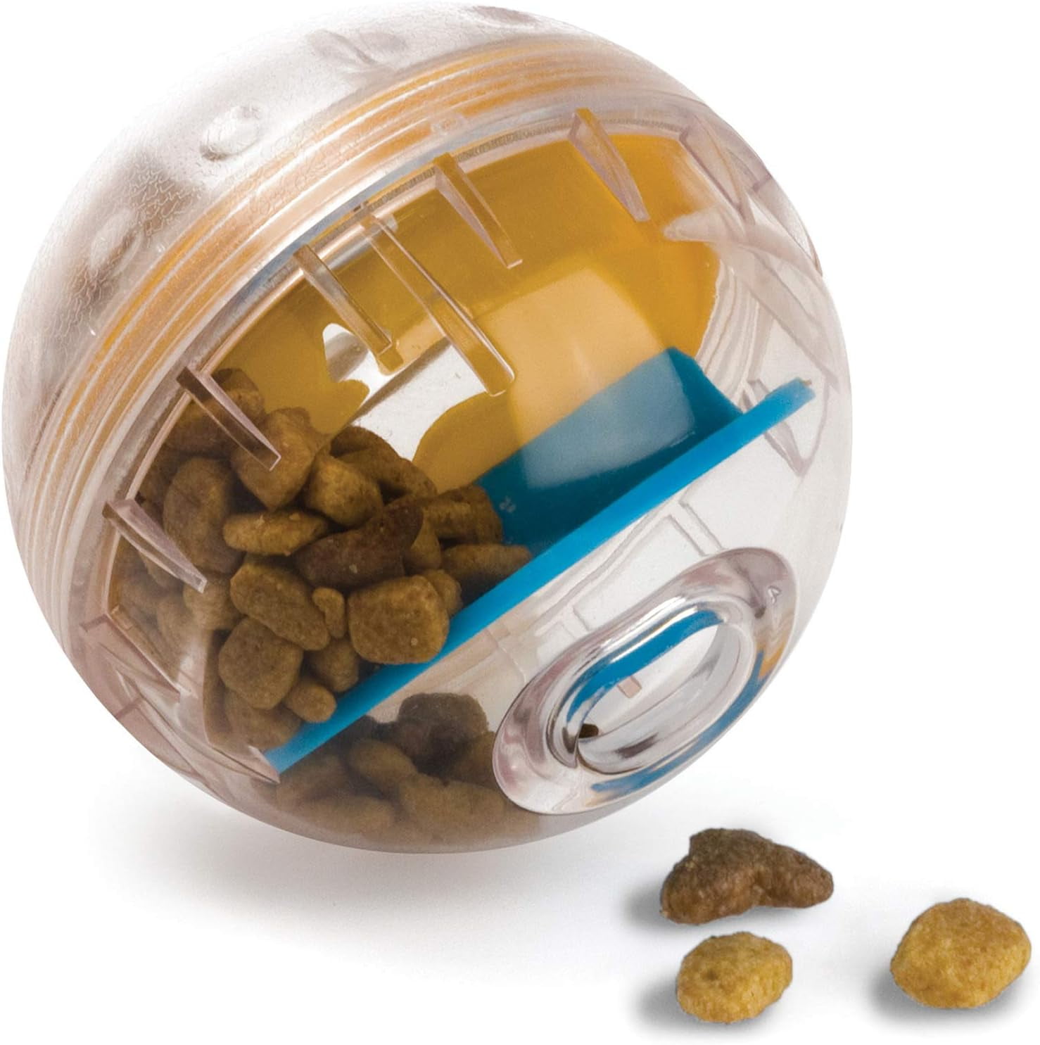 Pet Zone IQ Treat Ball Interactive Dog Treat Ball - 3" Puzzle Treat ...