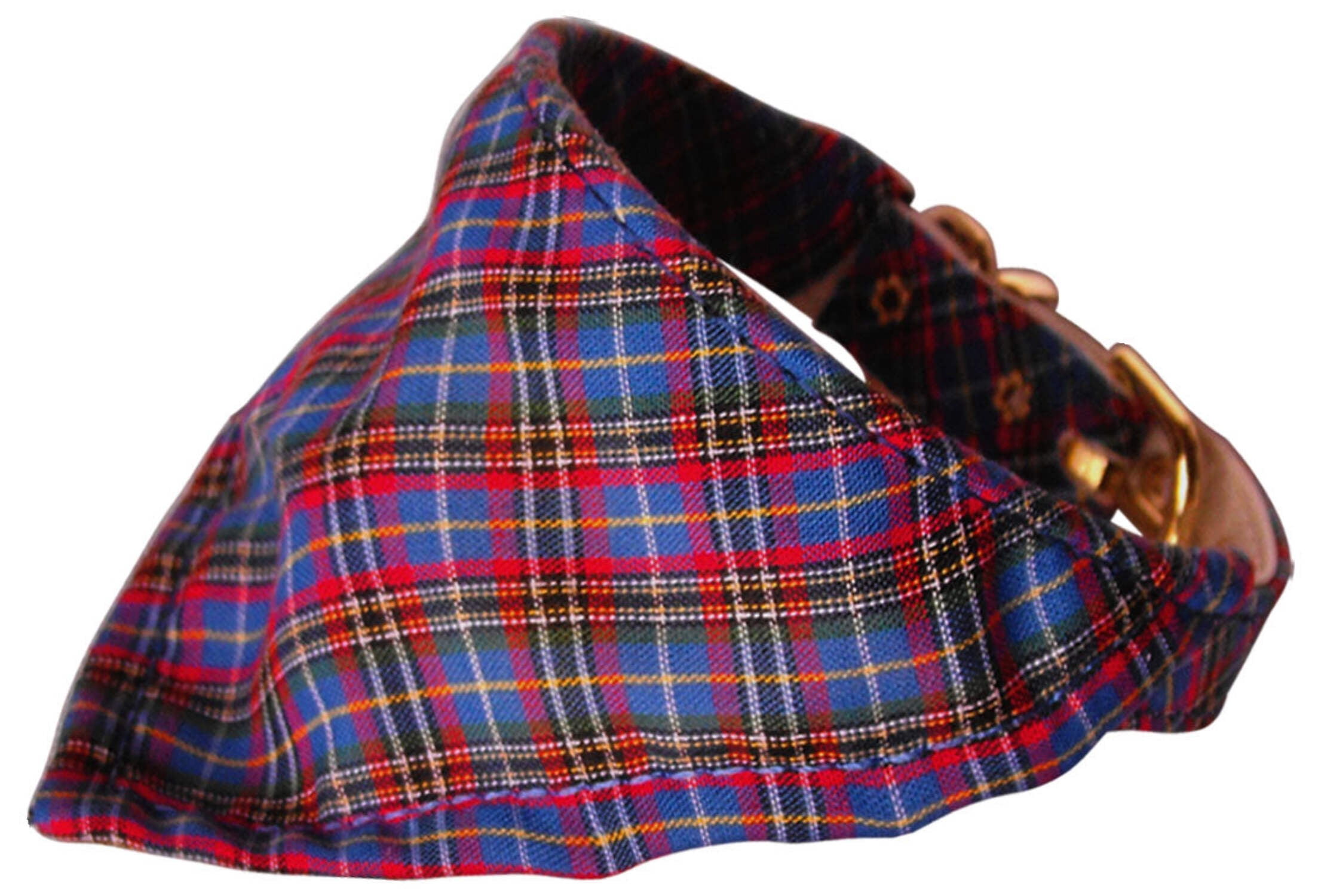 Pet and Dog Bandana Collar, "Plaids" *Choose from: Red Plaid or Blue ...