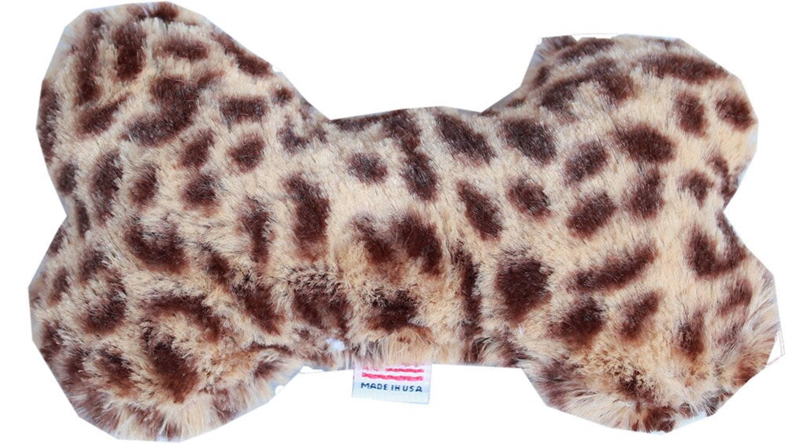 Pet and Dog Plush 6" Bone Toy, "Animal Print Group" (Available in 9 ...