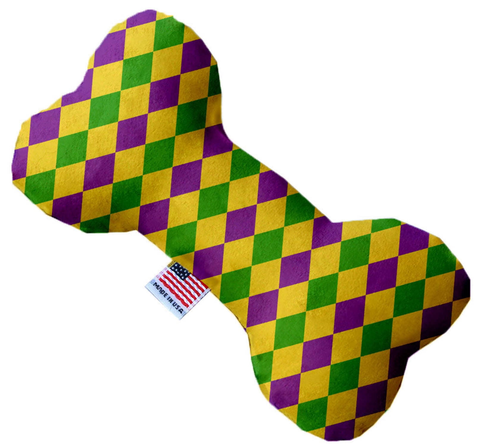 Pet and Dog Plush Heart or Bone Toy, "Mardi Gras Group" - Walmart.com