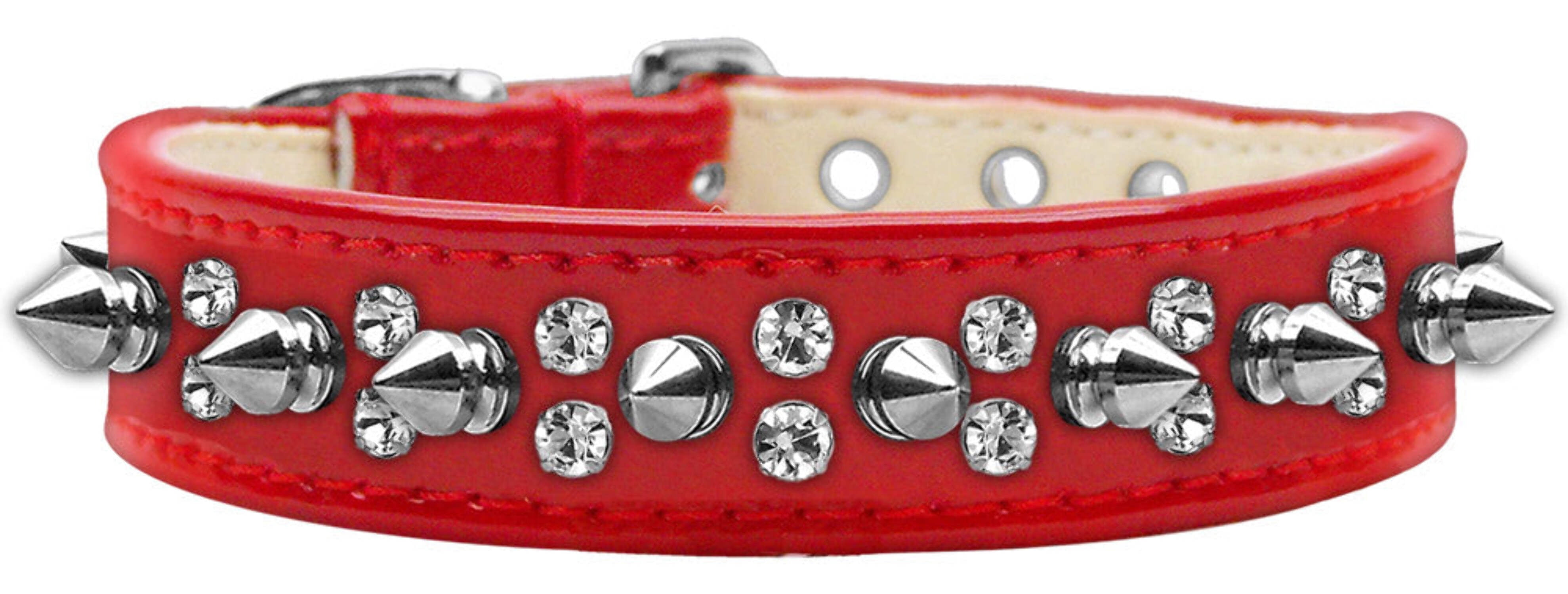 Pet and Dog Spike Collar, "Double Crystal Spikes" - Walmart.com
