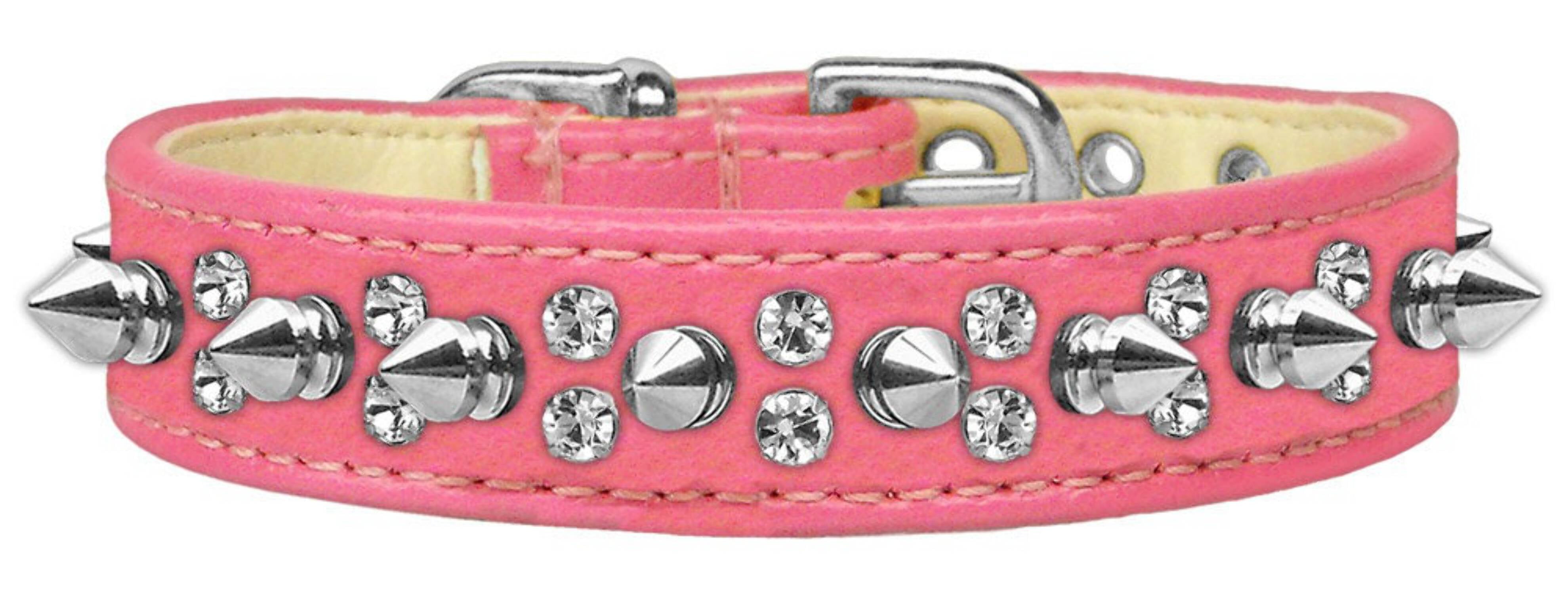 Pet and Dog Spike Collar, "Double Crystal Spikes" - Walmart.com