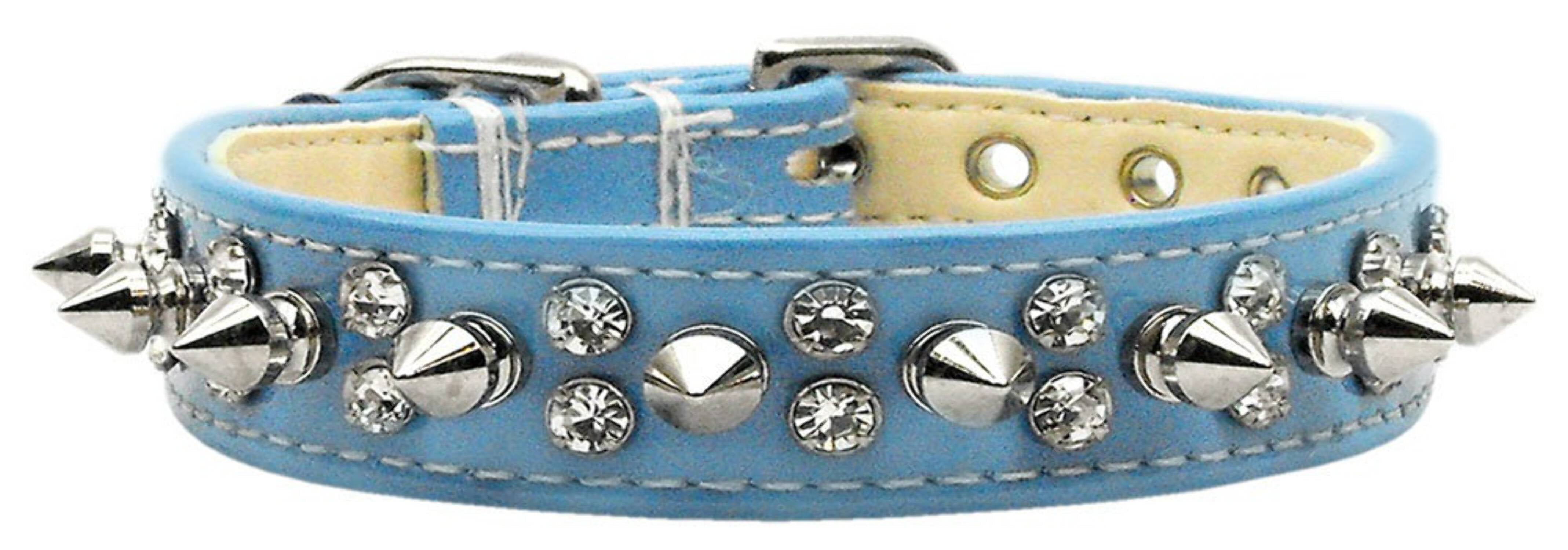Pet and Dog Spike Collar, "Double Crystal Spikes" - Walmart.com