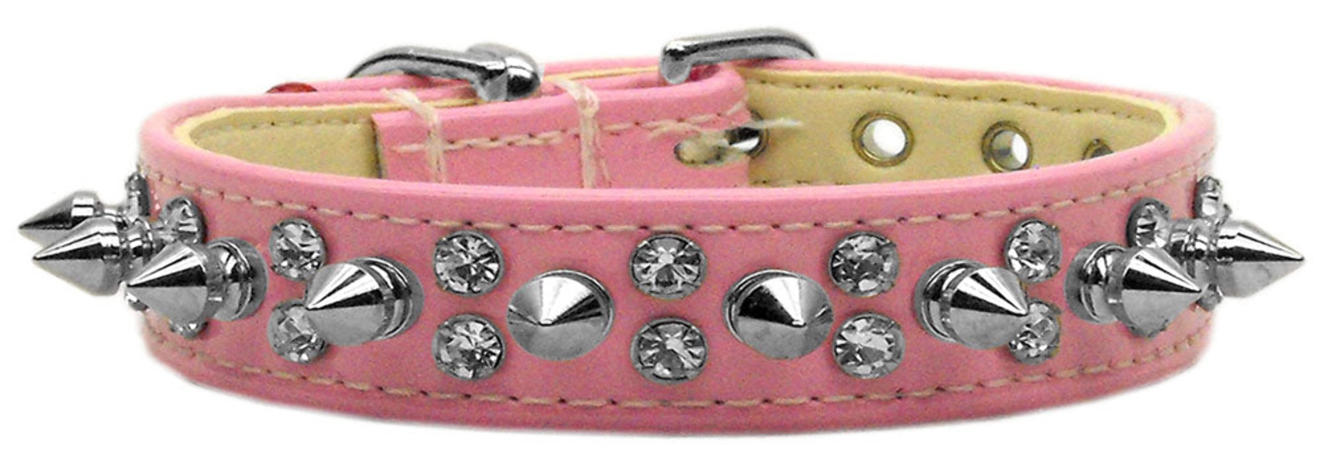 Pet and Dog Spike Collar, "Double Crystal Spikes" - Walmart.com