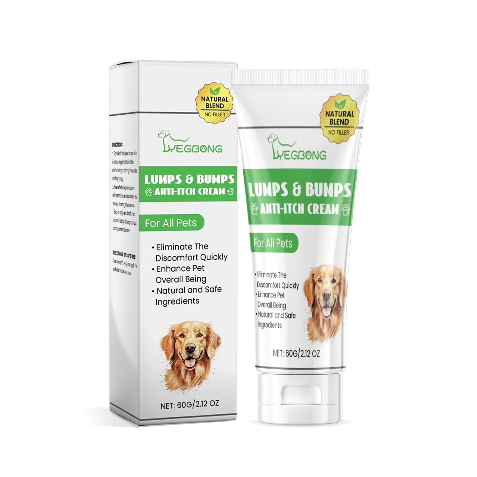 Pet anti-itch cream, relieves and repairs itching for cats and dogs ...