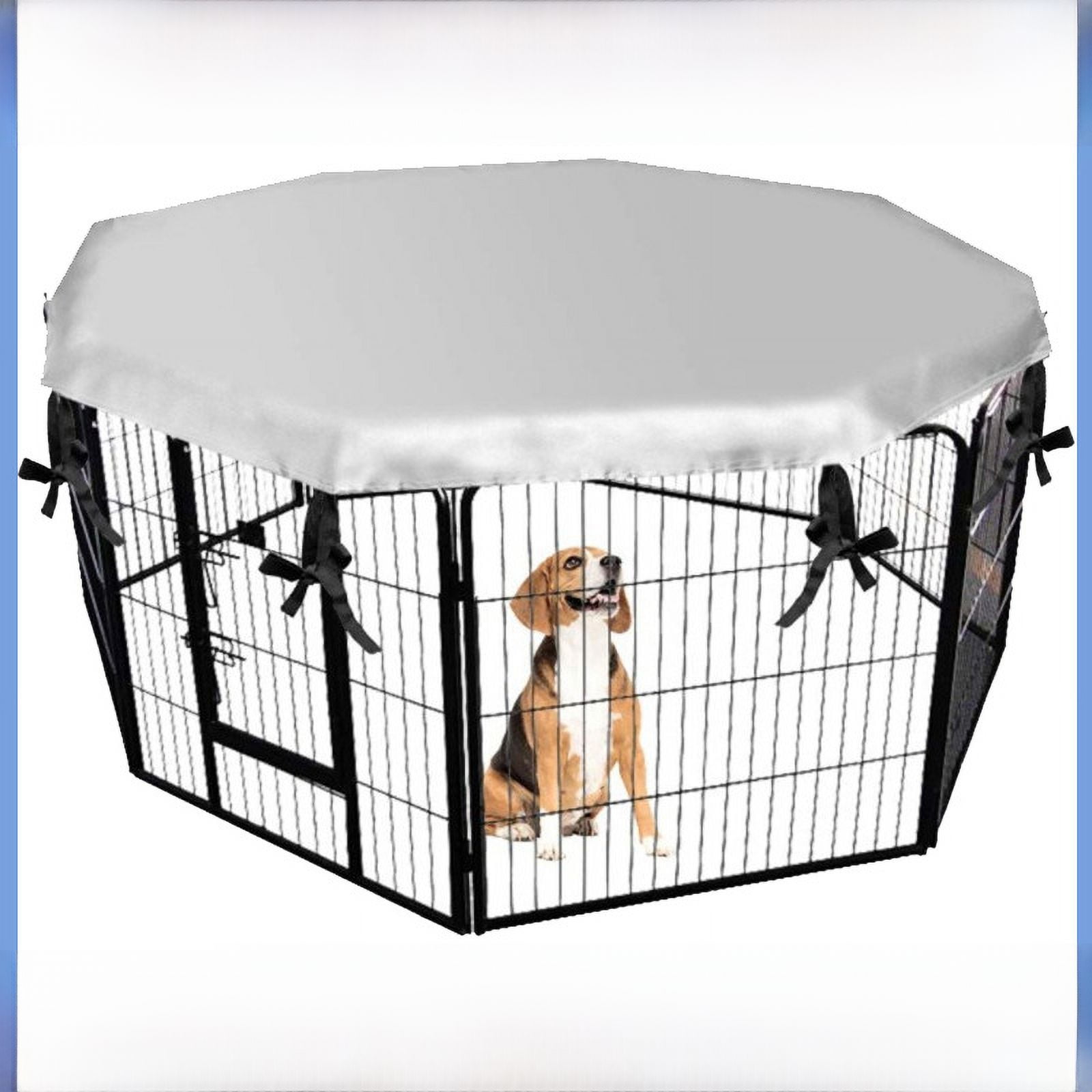Pet cage cover waterproof sunscreen kennel top cover dog outdoor camp ...