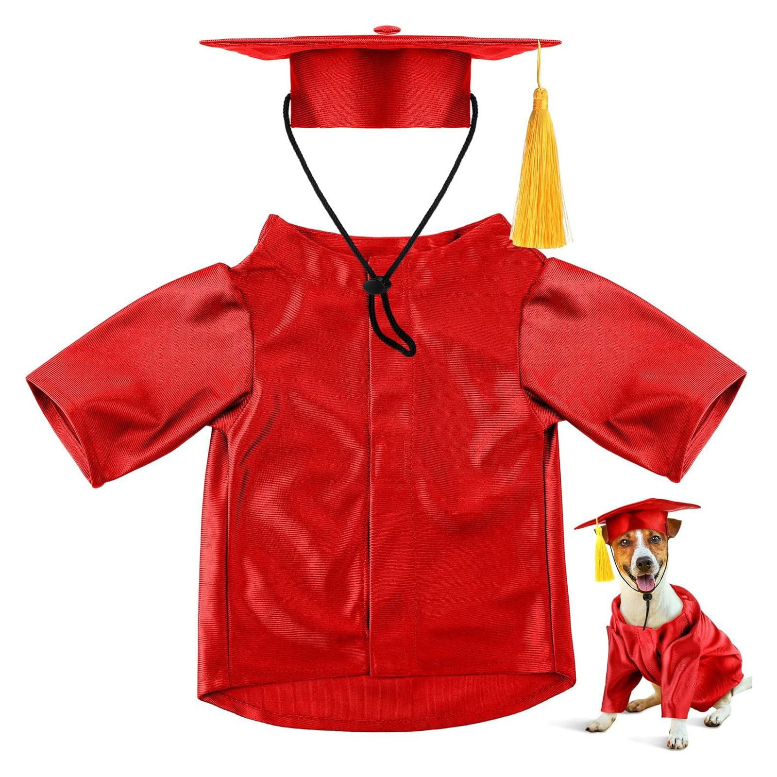 Pet clothes Dog Graduation Cap And Graduation Costume, New Dog ...