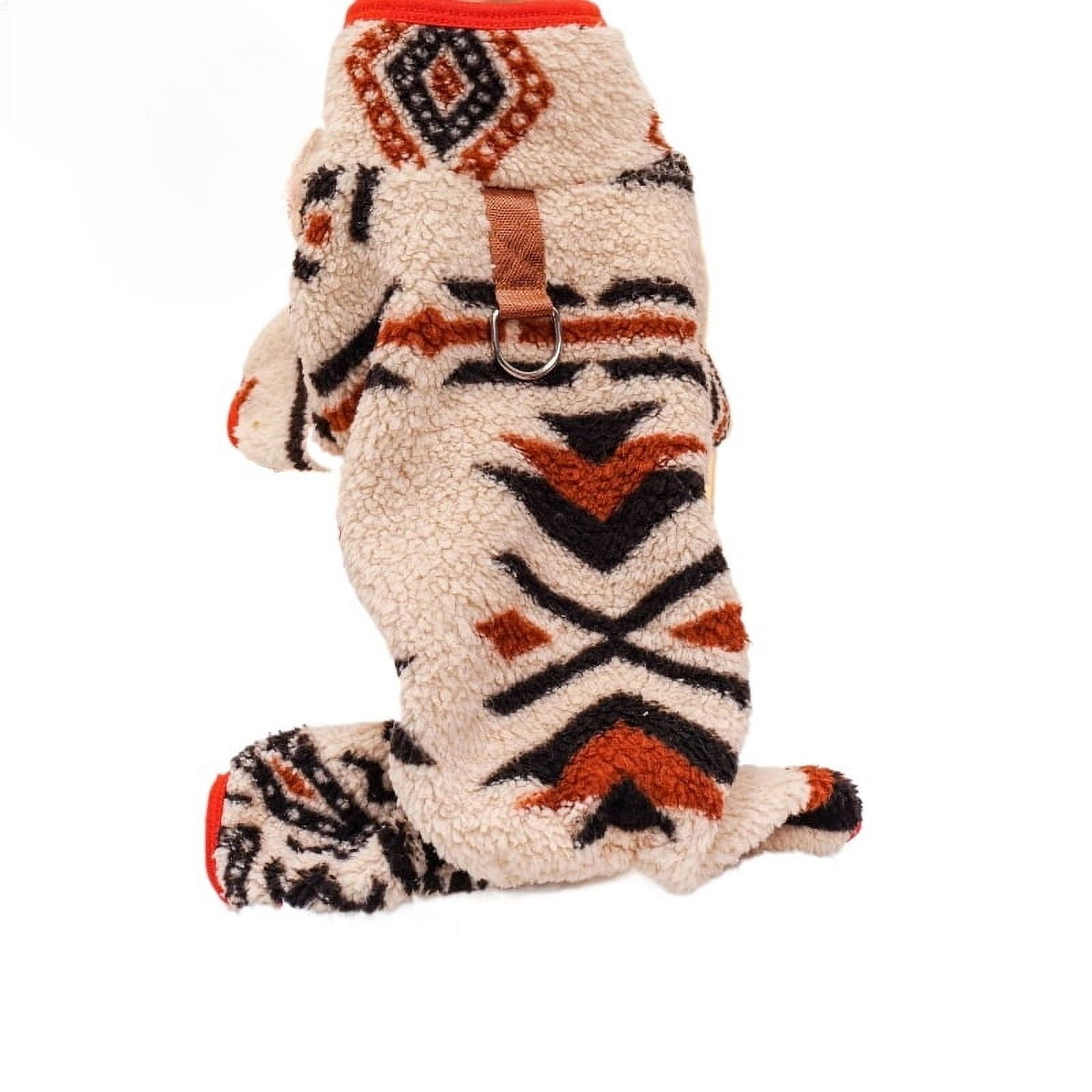 Pet clothing puppy dog cat clothes retro plush four-legged clothes ...