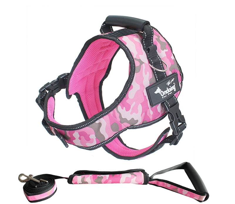 Pet dog chest harness saddle-shaped explosion-proof large dog chest ...