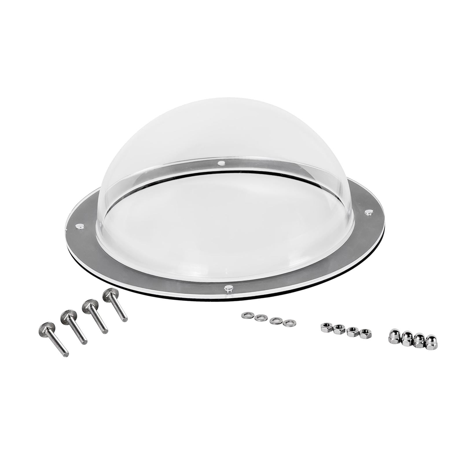 Pet fence Window,Durable Acrylic Round Dome Fence Window for Backyard ...