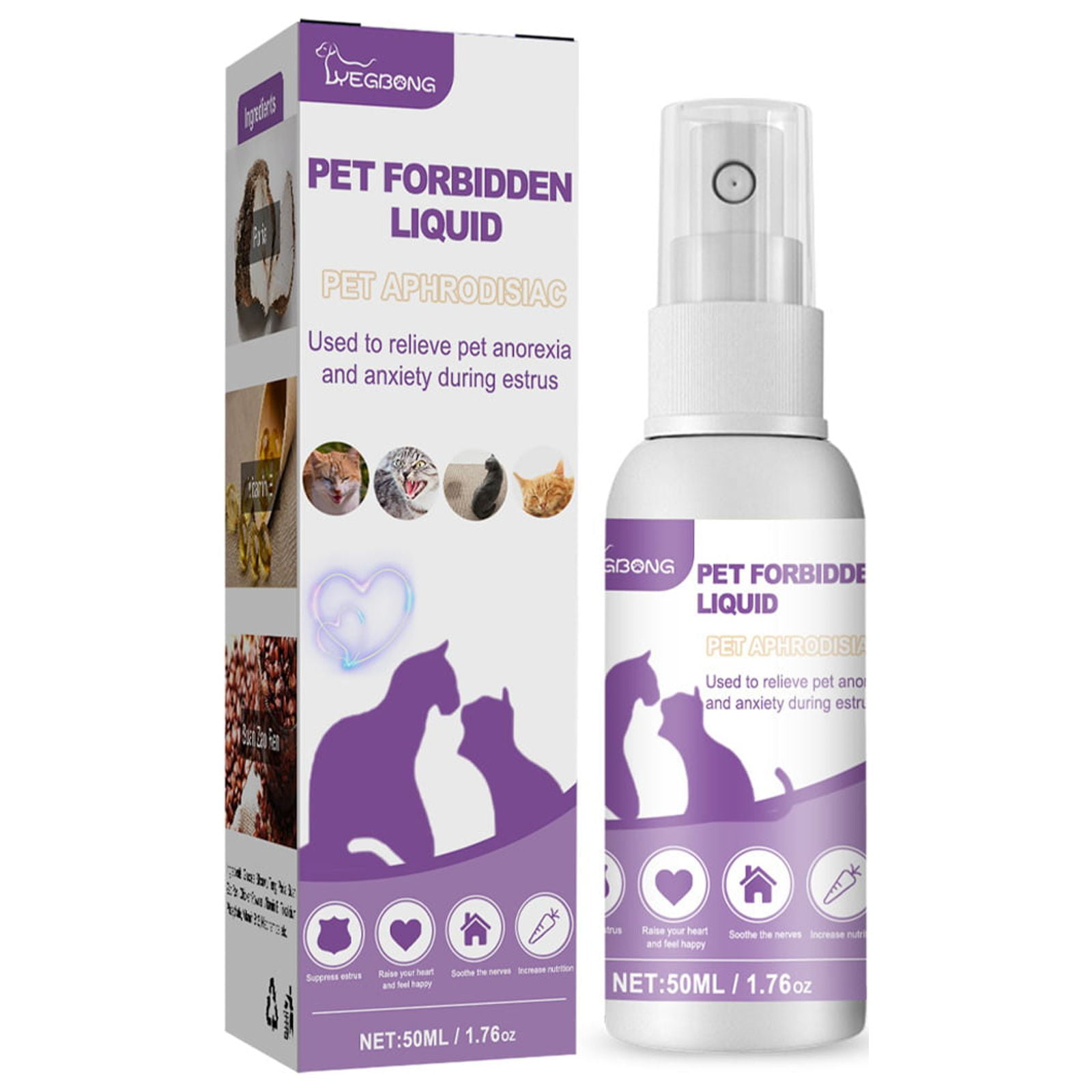 Pet forbidden liquid to improve estrus, anxiety, erotic desire ...