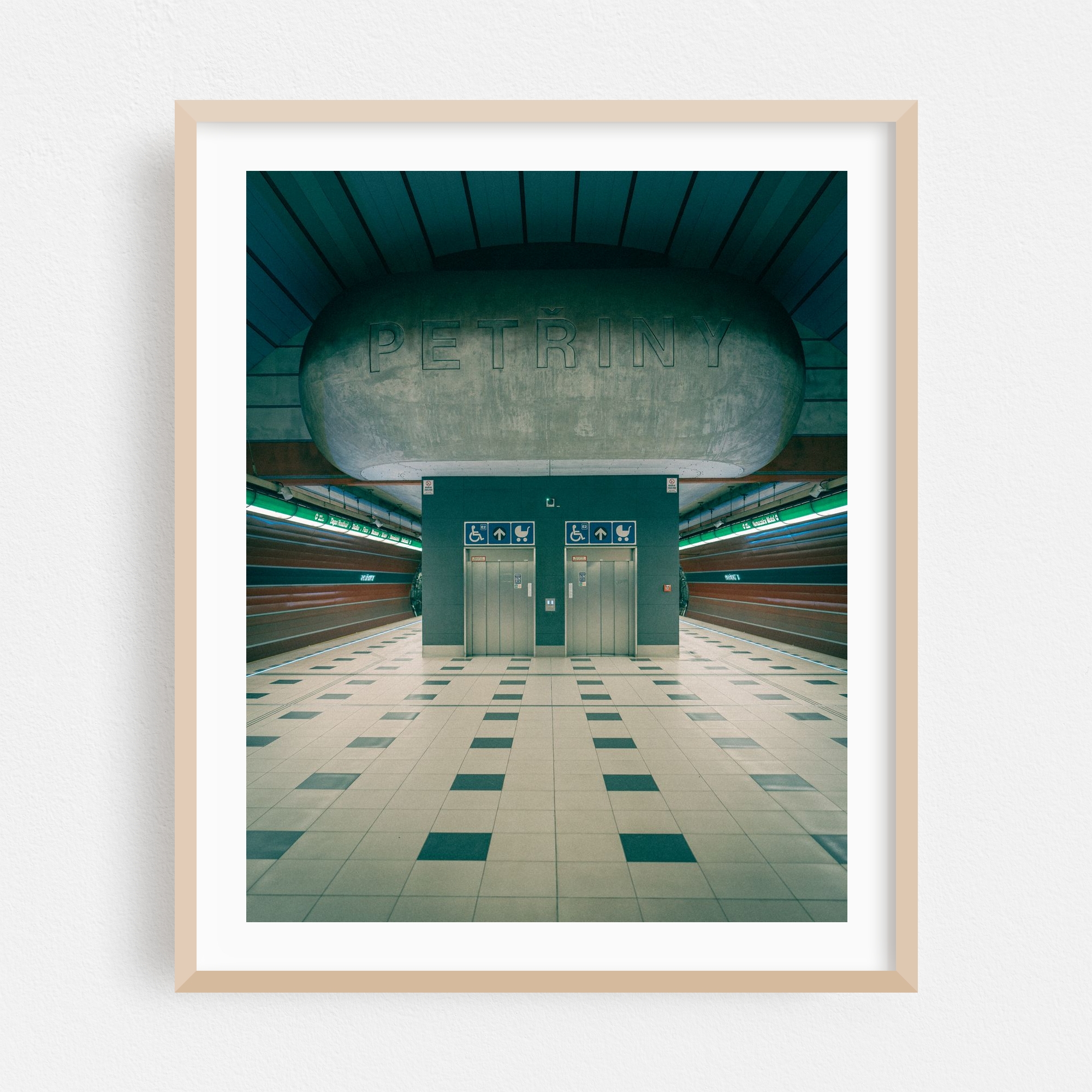 Petřiny Metro Station, Prague - Prague Czechia Photography Subway Sign ...