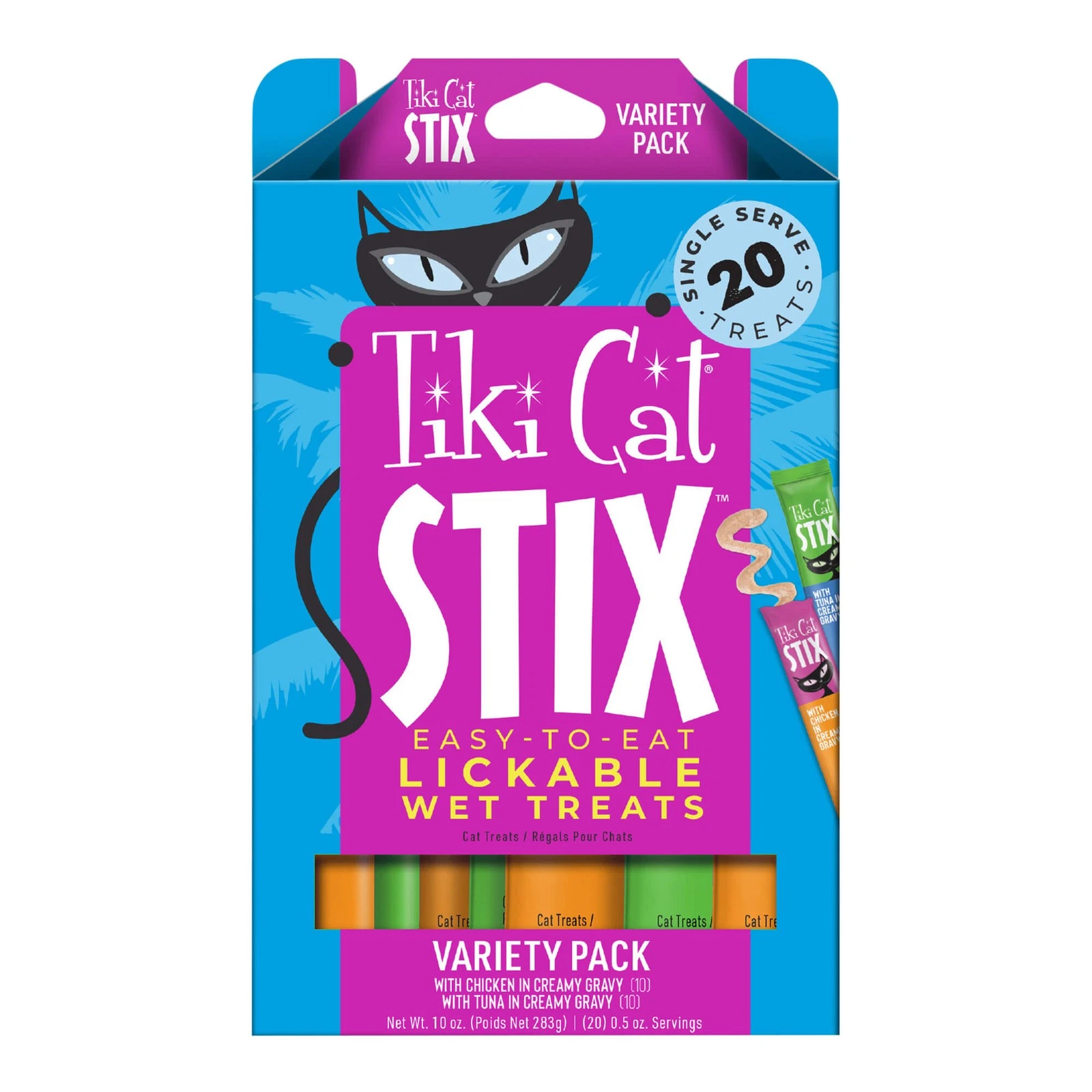 Pet kare - Tiki Cat Stix Wet Cat Treats, Variety Pack, 10 oz. Box, 20 ...