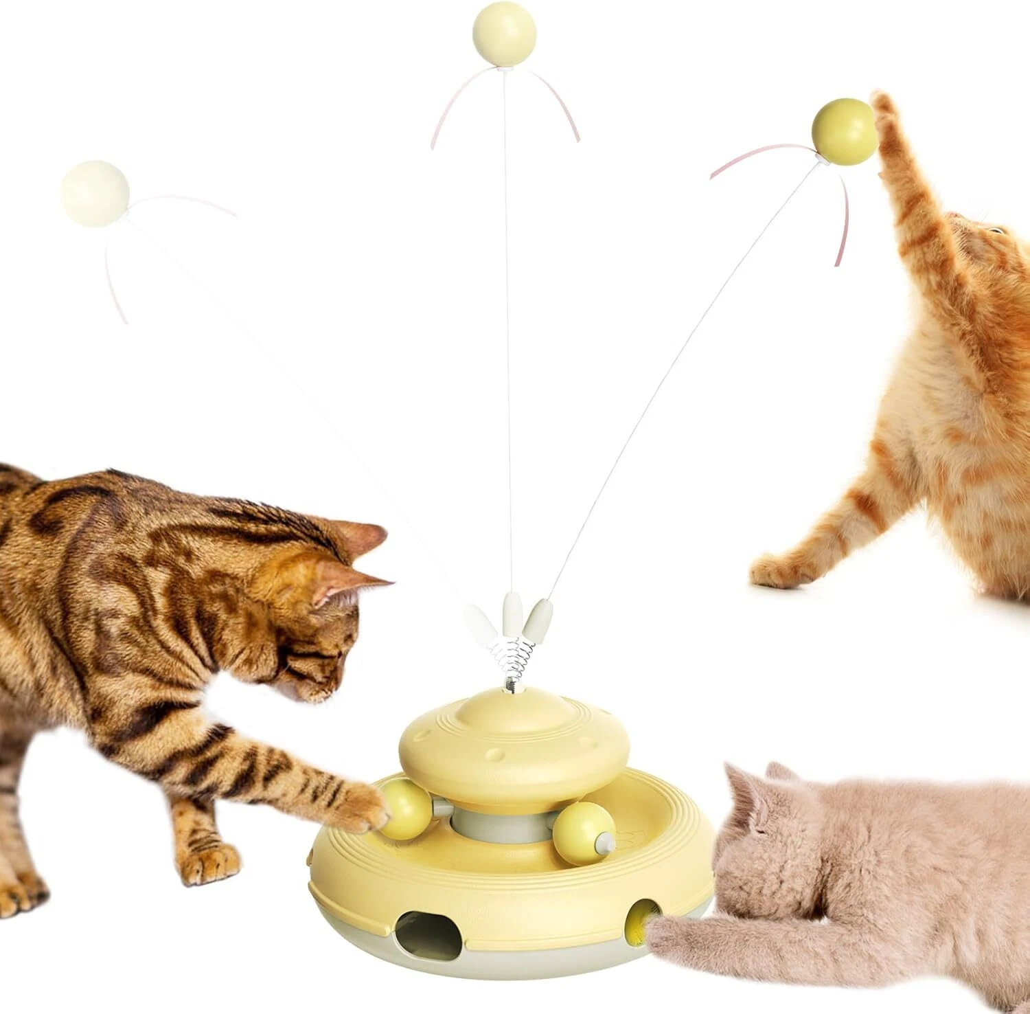 Pet kare - Weight Control Interactive Cat Slow Feeder Toy Treat ...