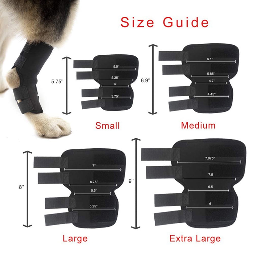 Pet knee brace, foot brace, leg brace sheath - Walmart.com