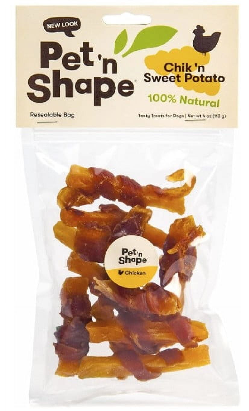 Pet n Shape Chik n Sweet Potato Natural Chicken Dog Treats - Walmart.com