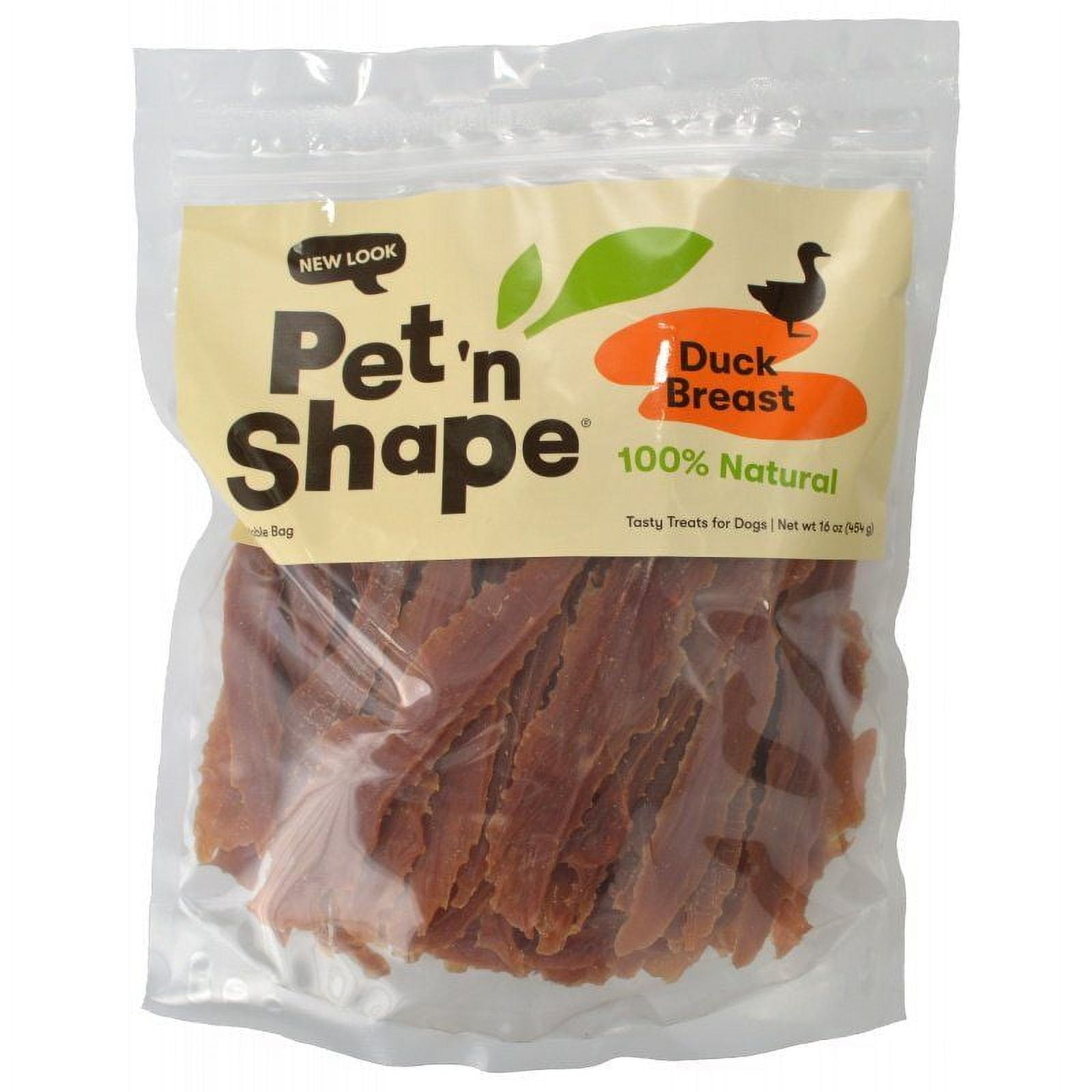 Pet 'n Shape Duck Breast Fillets [Dog, Treats Packaged] 16 oz - Walmart.com