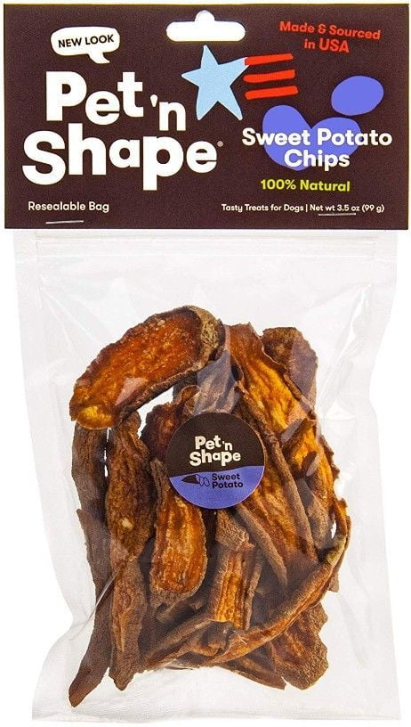3.5 oz Pet n Shape Natural Sweet Potato Chips Dog Treats - Walmart.com