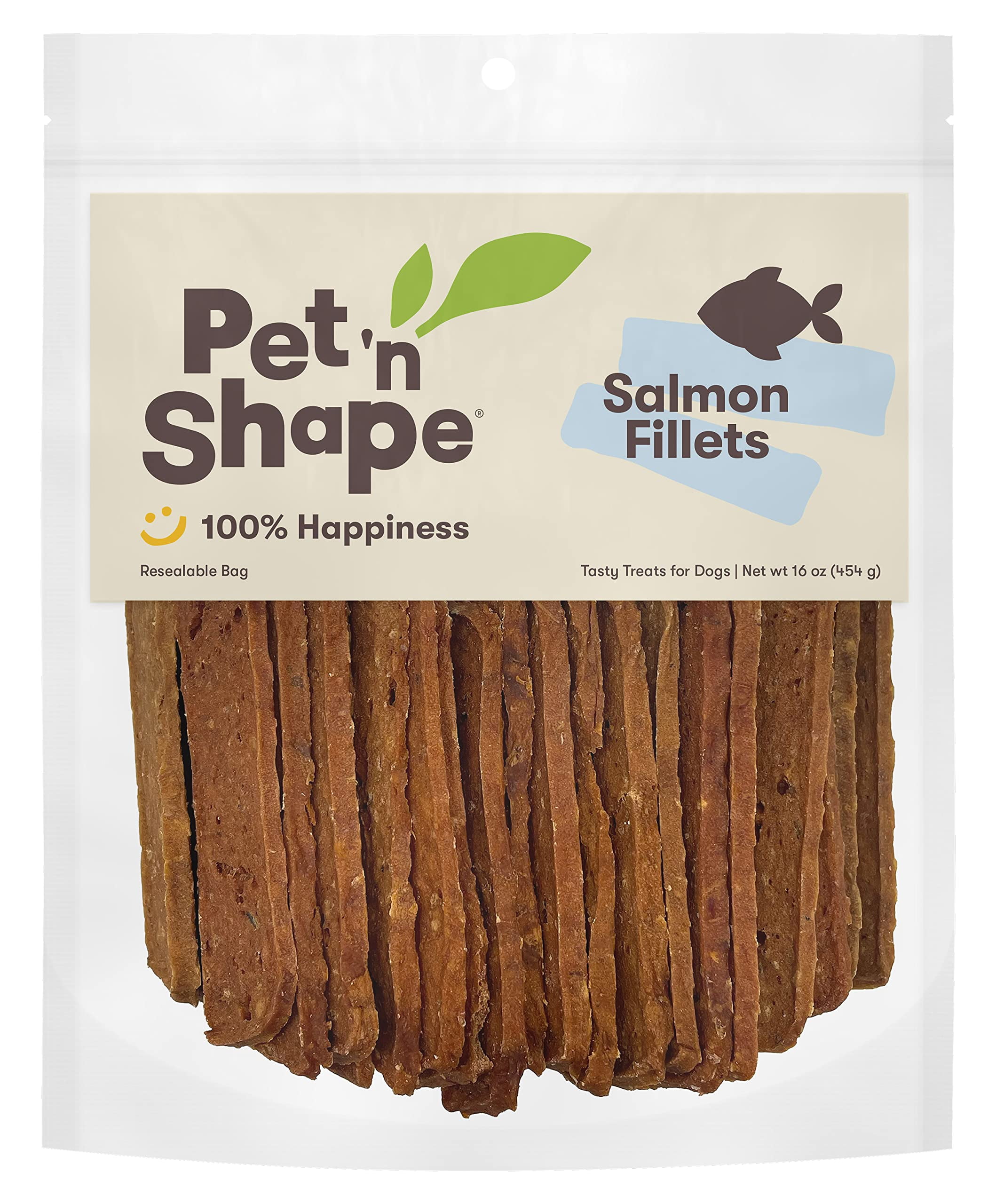 Pet 'n Shape Salmon Fillets, 16 oz - Healthy, Protein Rich Treats for ...