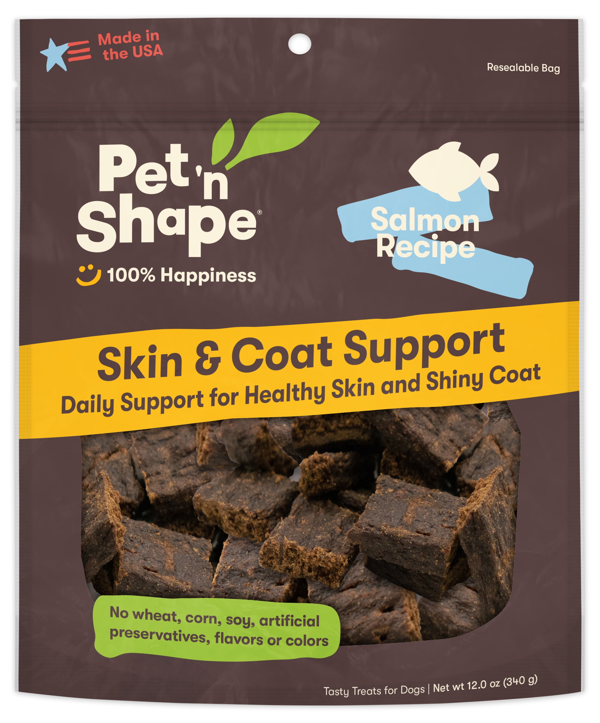 Pet 'n Shape Skin and Coat - Salmon Flavor - Walmart.com