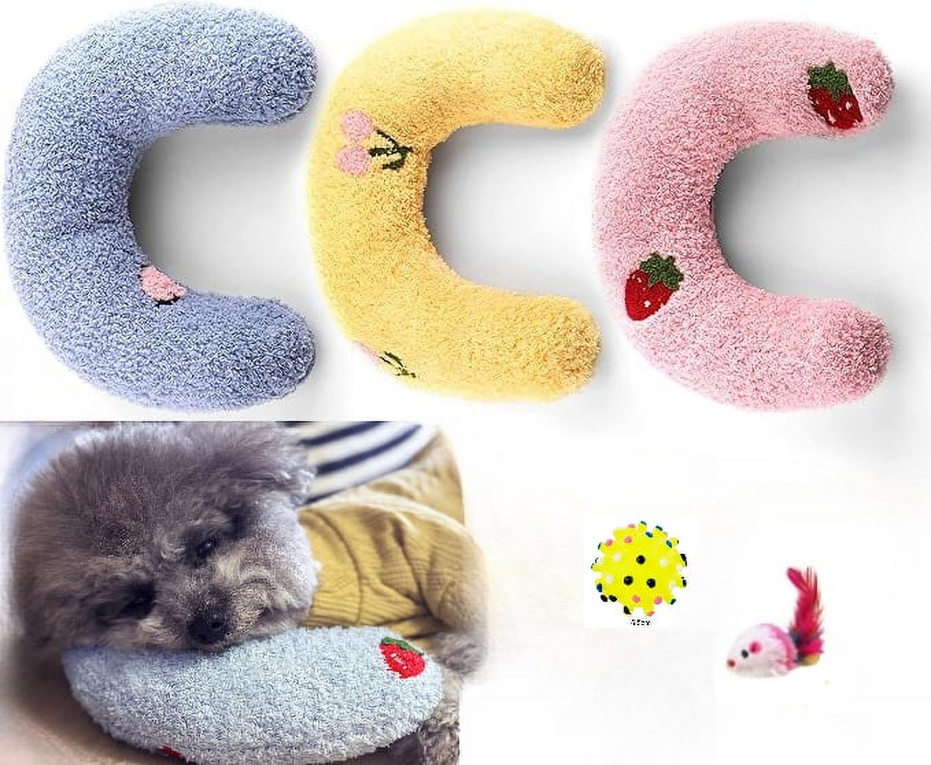 Pet pillow- Cat pillow-Dog pillow, Cutated Dog Calming Pillow Dog Neck ...