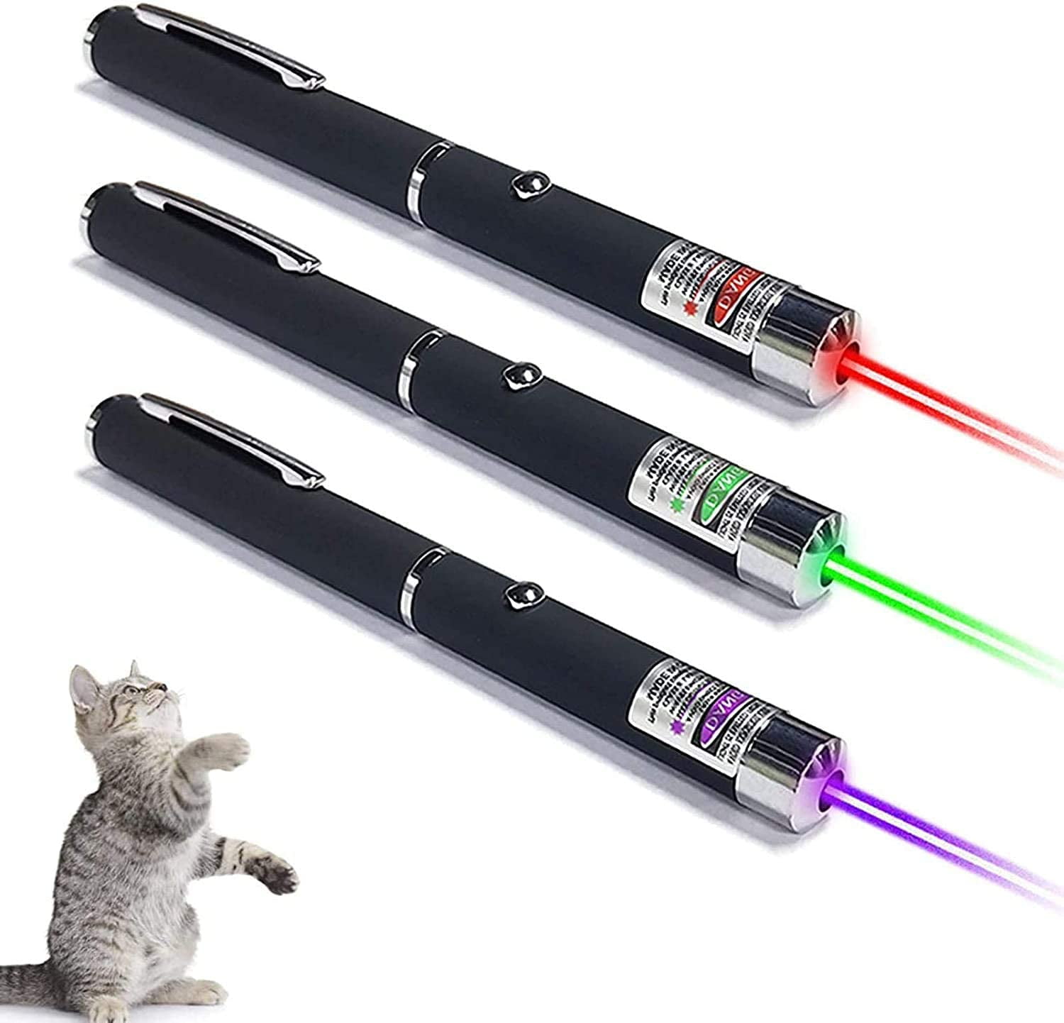 Pet's Playtime Revolution, Laser Pointer Cat Toy with Multiple Modes ...