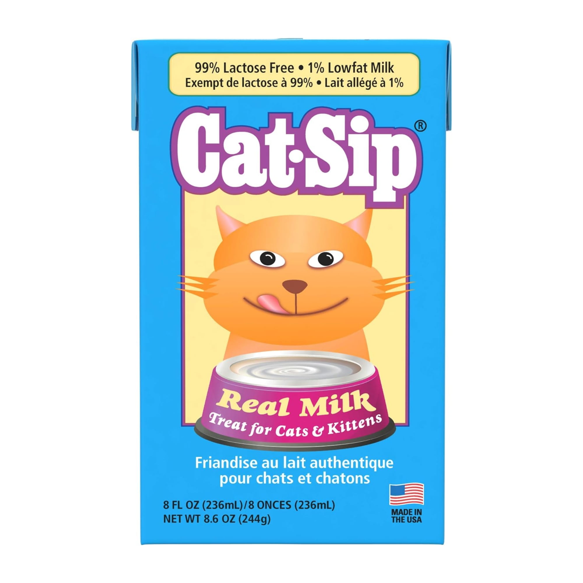 PetAg Cat-Sip® Milk Treat for Cats & Kittens, 8 fl oz. - Walmart.com