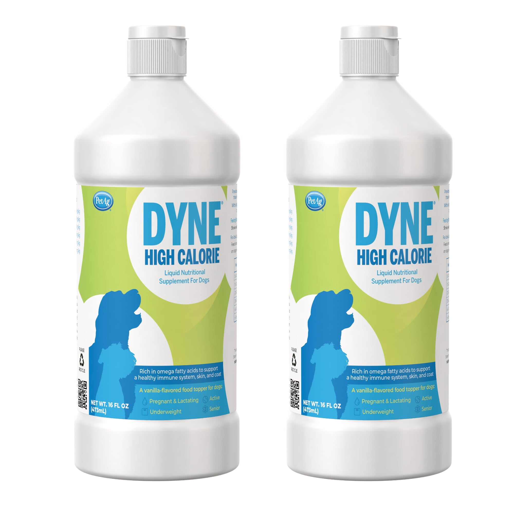 PetAg Dyne High Calorie Liquid Nutritional ATT1Supplement for Dogs ...