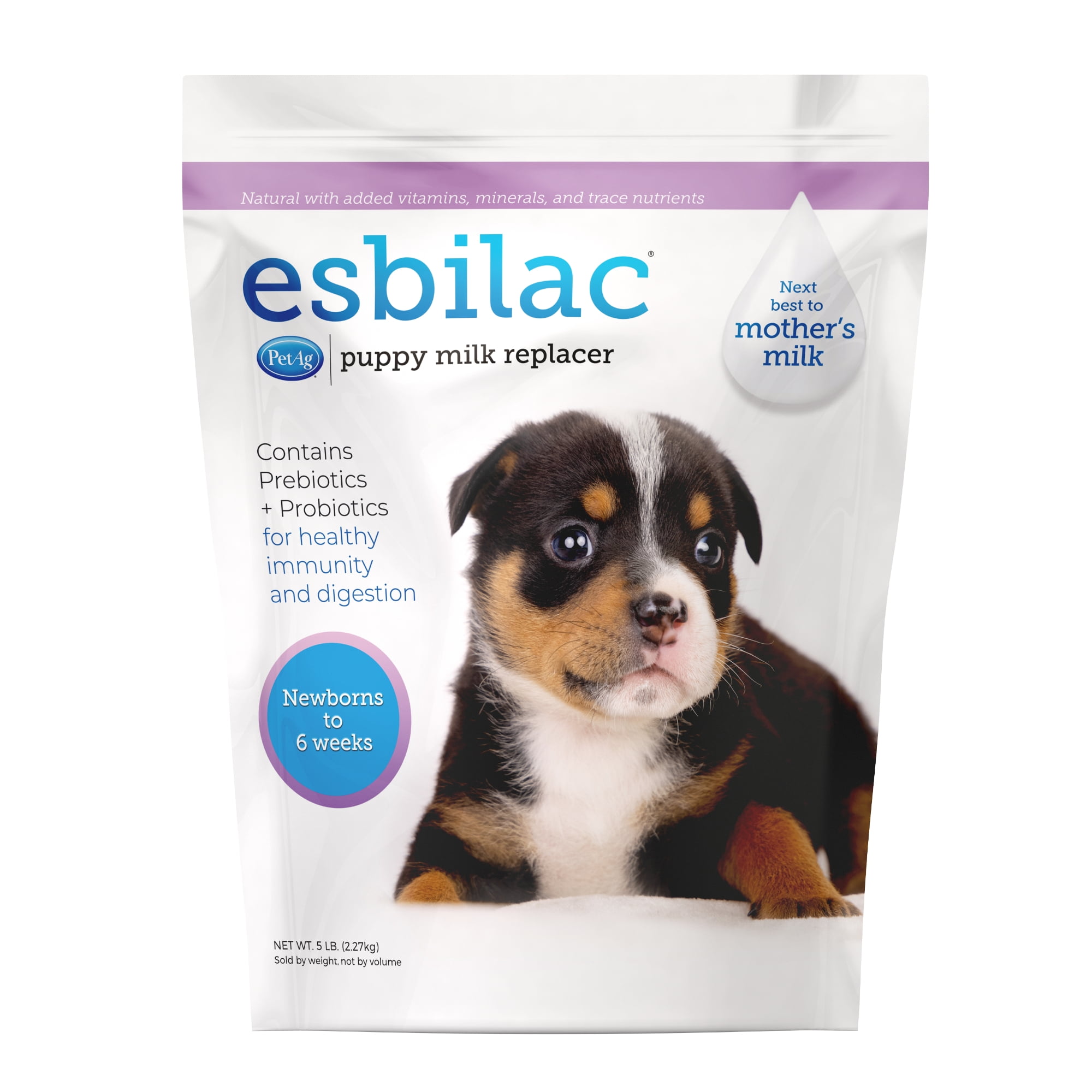 PetAg Esbilac Puppy Milk Replacer - 5 lb. Bag, Dog Food Substitute ...