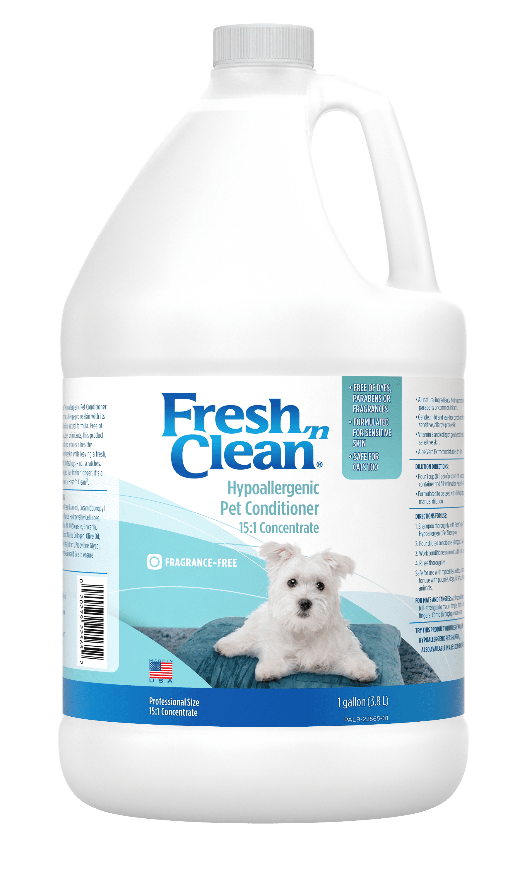 PetAg Fresh 'n Clean Hypoallergenic Pet Conditioner 15:1 Concentrate ...