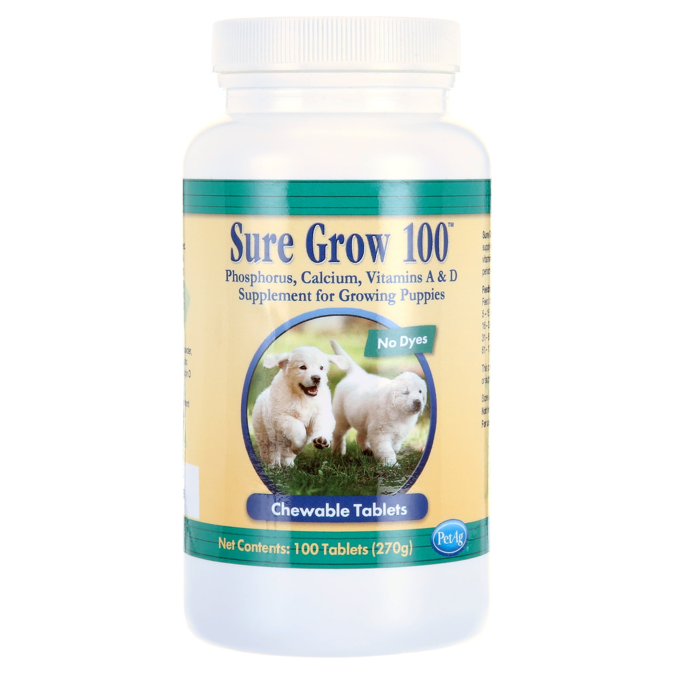 PetAg Sure Grow 100 - Nutrient-Rich Pet Tabs - Calcium & Phosphorus ...