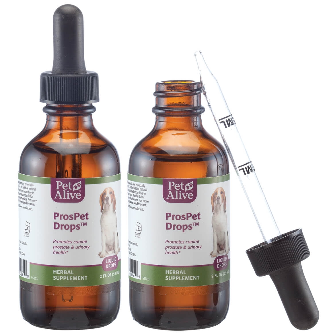 PetAlive ProsPet Drops 2 Pack - Natural Herbal Medicine Treatment for ...