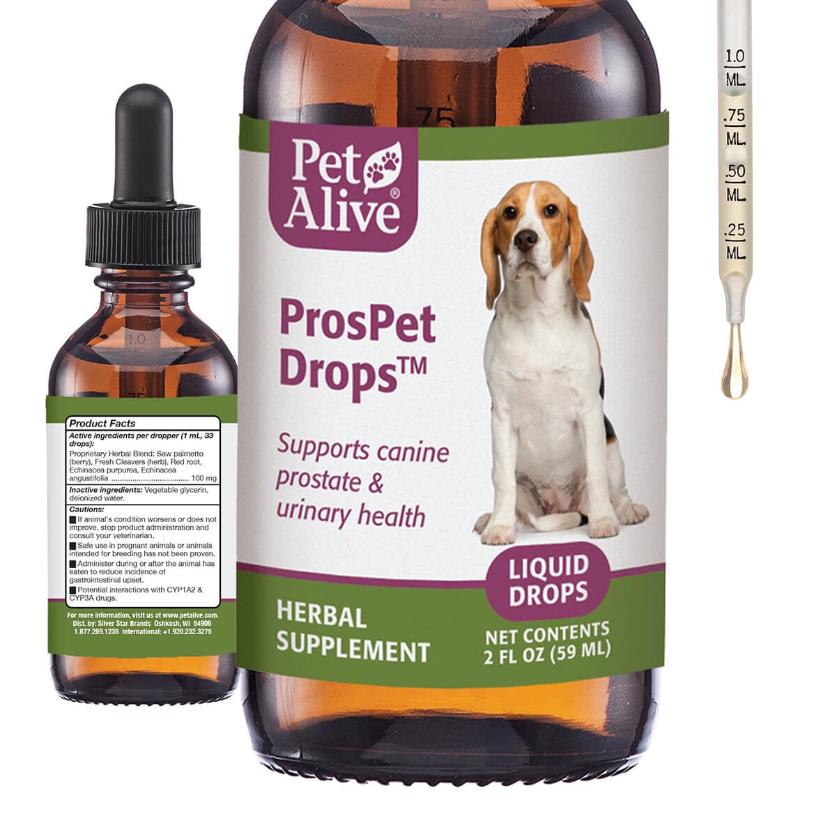 PetAlive ProsPet Drops - Herbal Supplement for Dogs, Immune Support ...