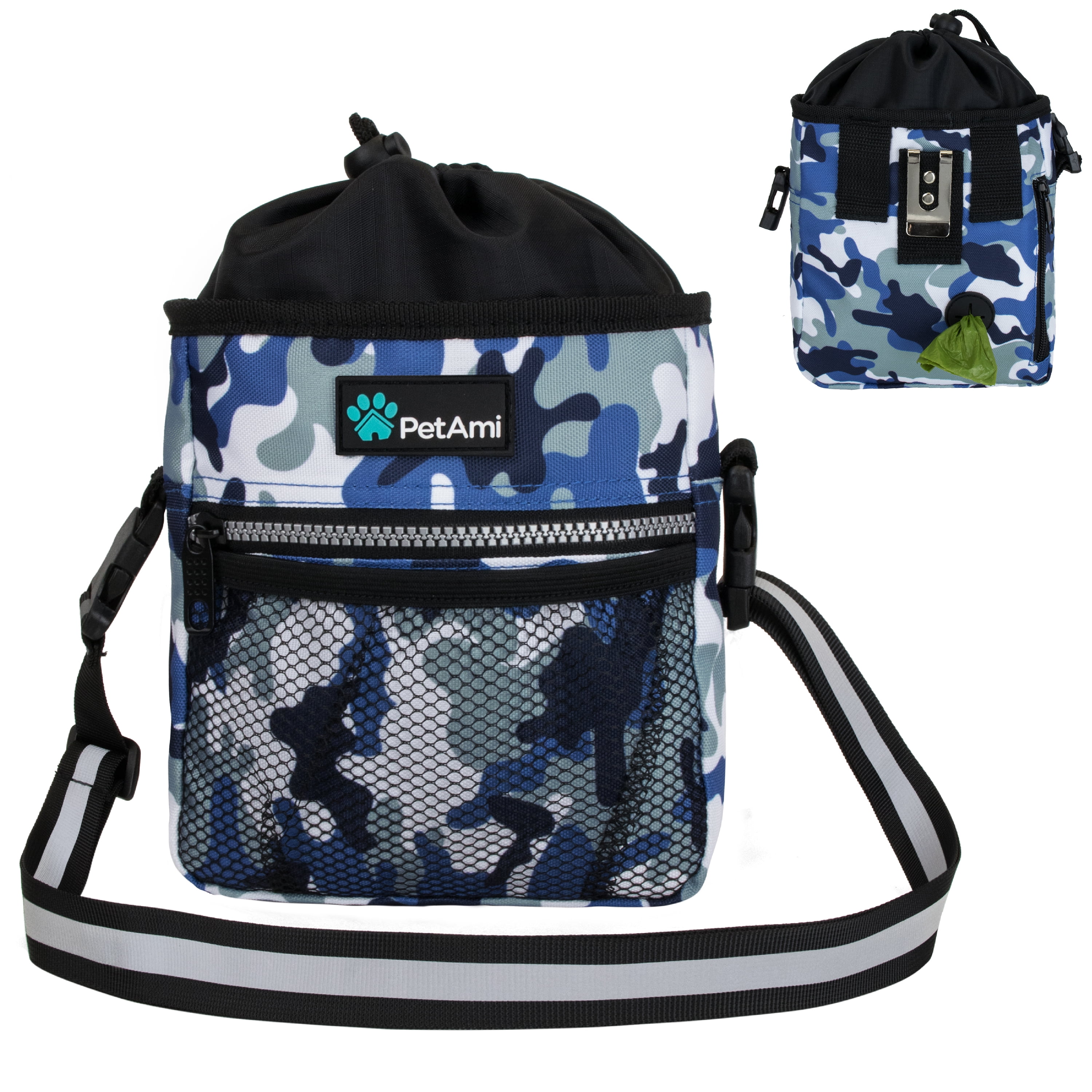 PetAmi Dog Treat Pouch, Pet Treat Pouch For Training, Dog Walking Bag ...