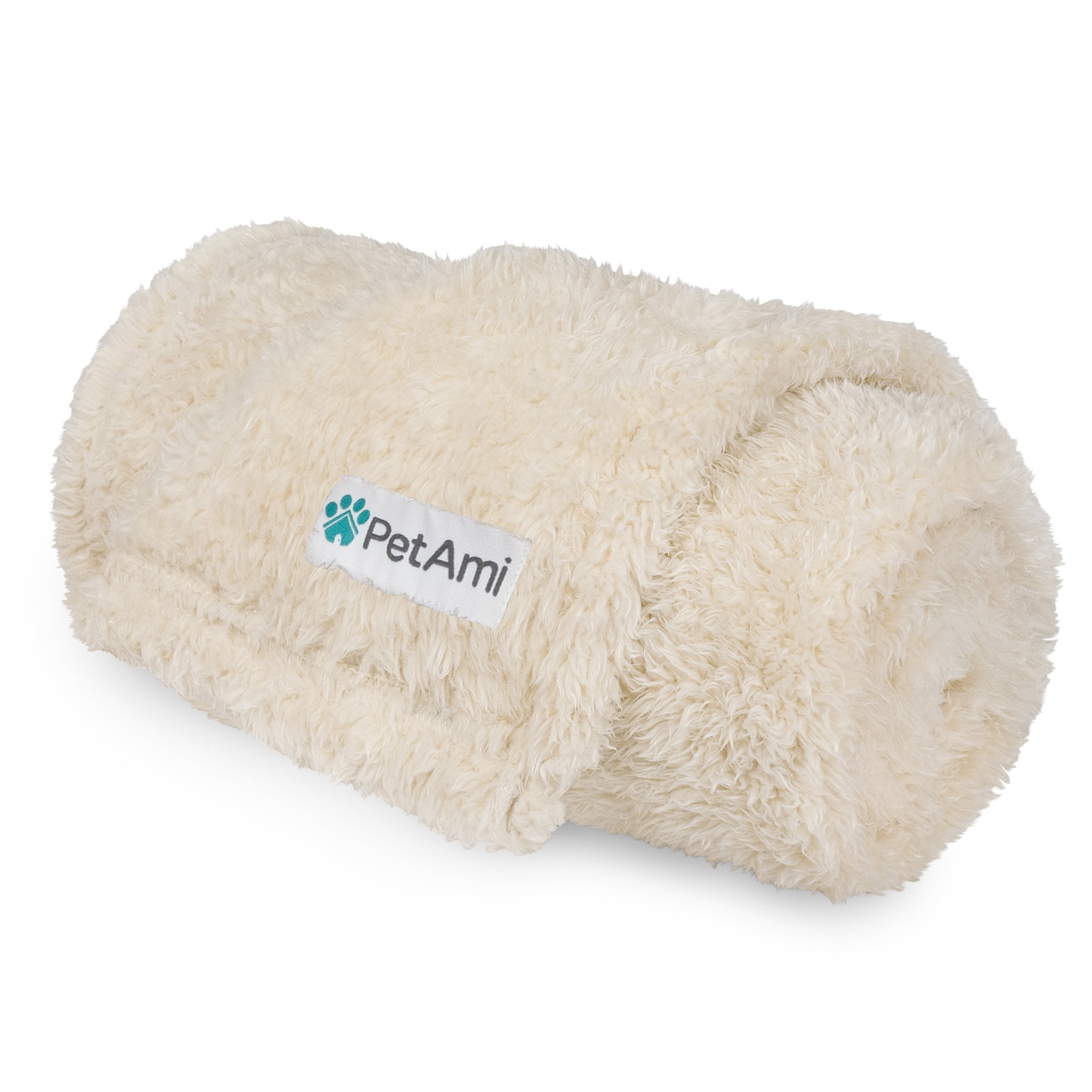 PetAmi Fluffy Dog Blanket for Small Medium Dog, Pet Blanket for Bed, Sherpa Furniture Couch ...