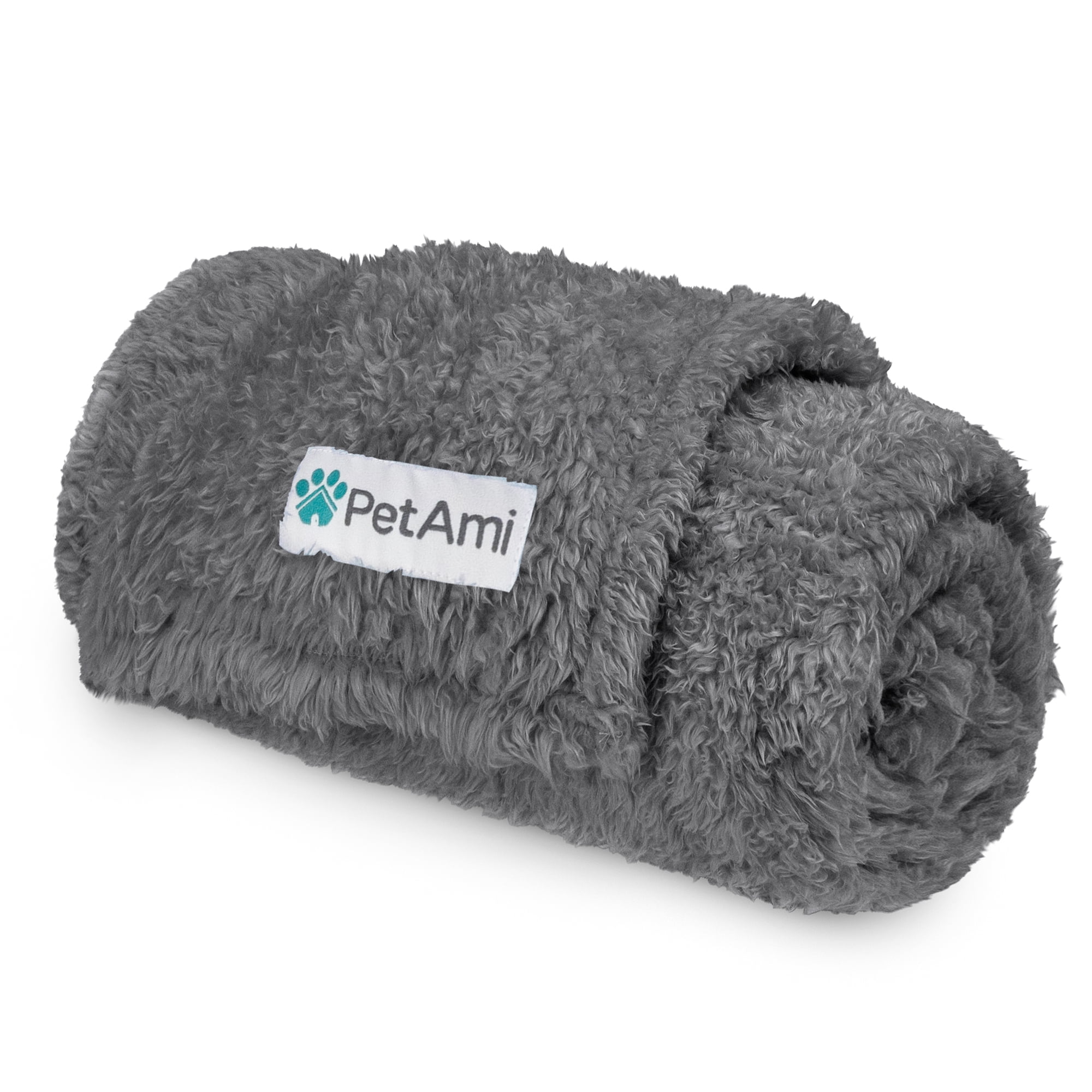 PetAmi Fluffy Dog Blanket for Small Medium Dog, Pet Blanket for Bed, Sherpa Furniture Couch ...