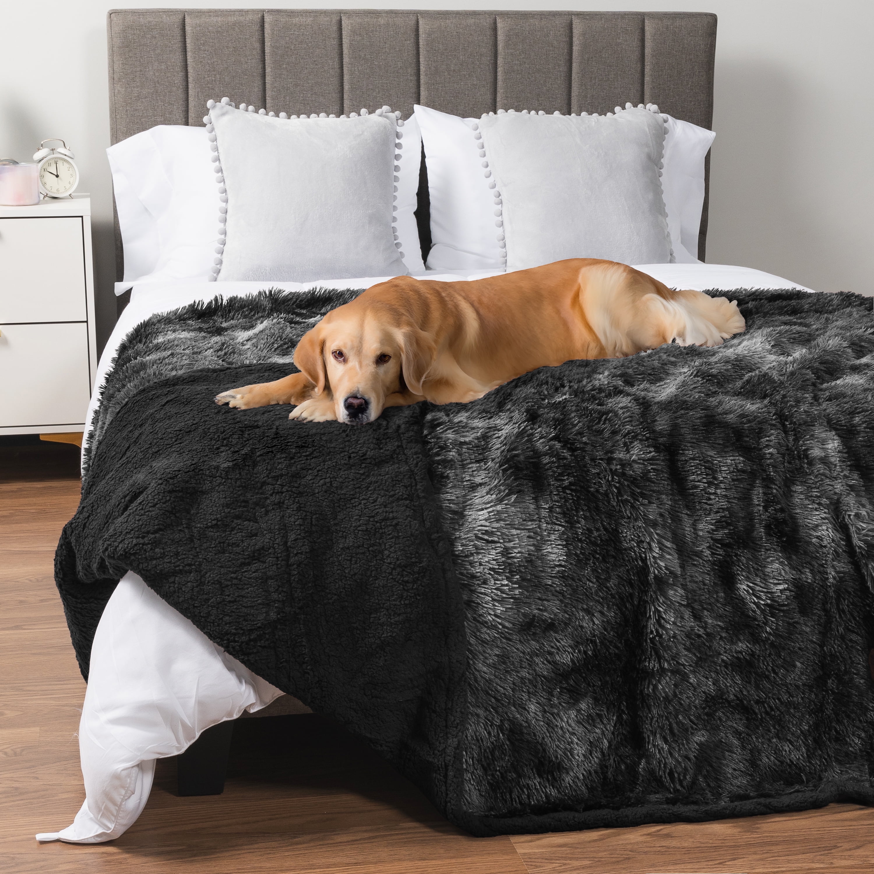 PetAmi Waterproof Dog Blanket, 60x80, Sherpa Faux Fur, Furniture ...